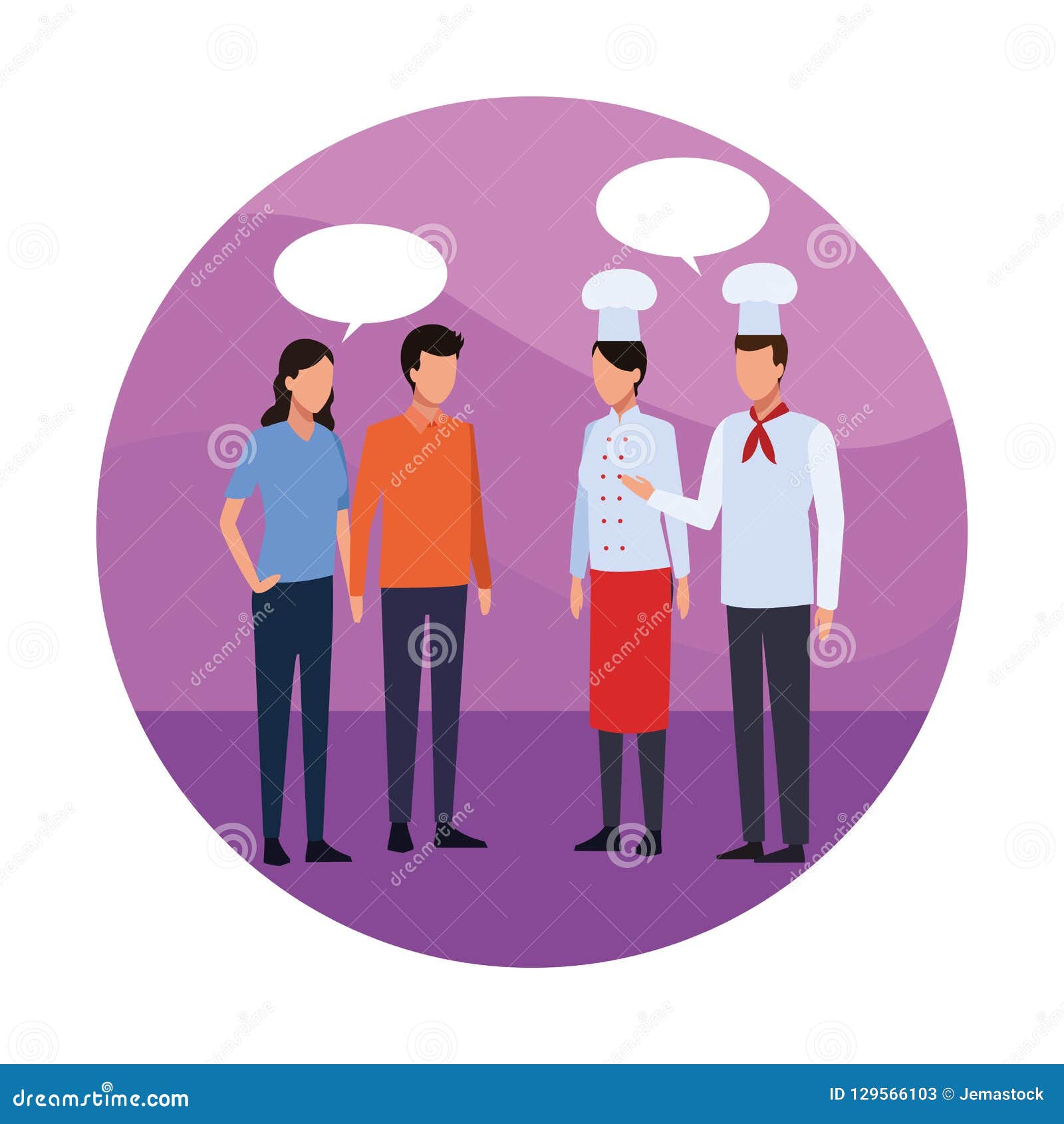 People working cartoon stock vector. Illustration of symbol - 129566103