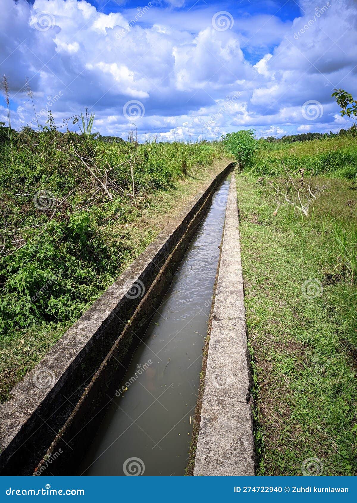 People Working on Cleaning Irrigation Canals Stock Photo - Image of ...