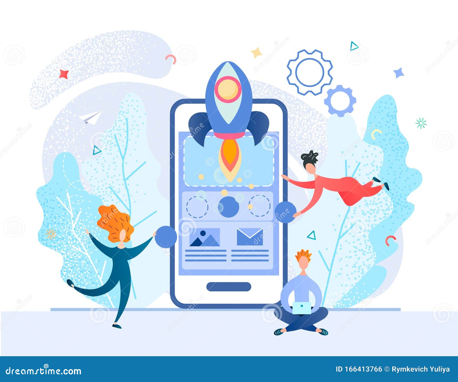 People are Working on Creating a Mobile Application for a Successful ...