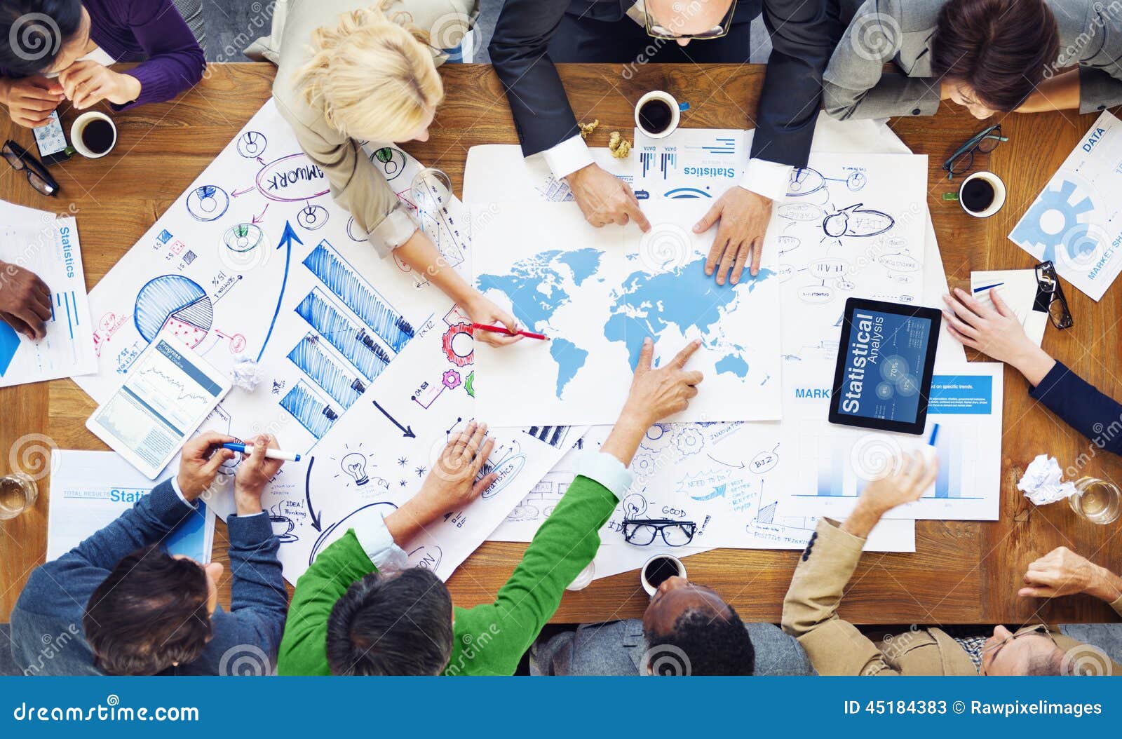 People Working and Global Business Concepts Stock Image - Image of ...