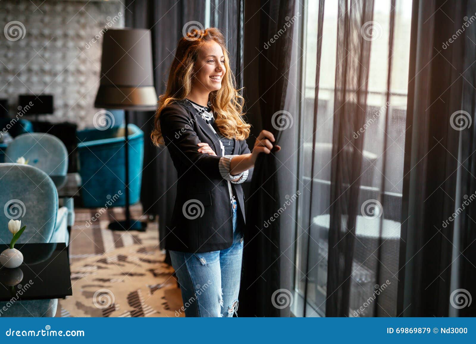 People Working in Modern Beautiful Workshop Stock Image - Image of ...