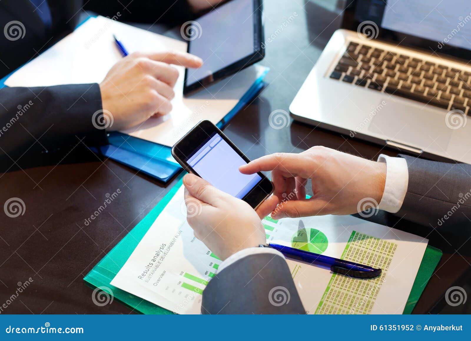 People Working in Office, Mobile App Stock Photo - Image of executive ...