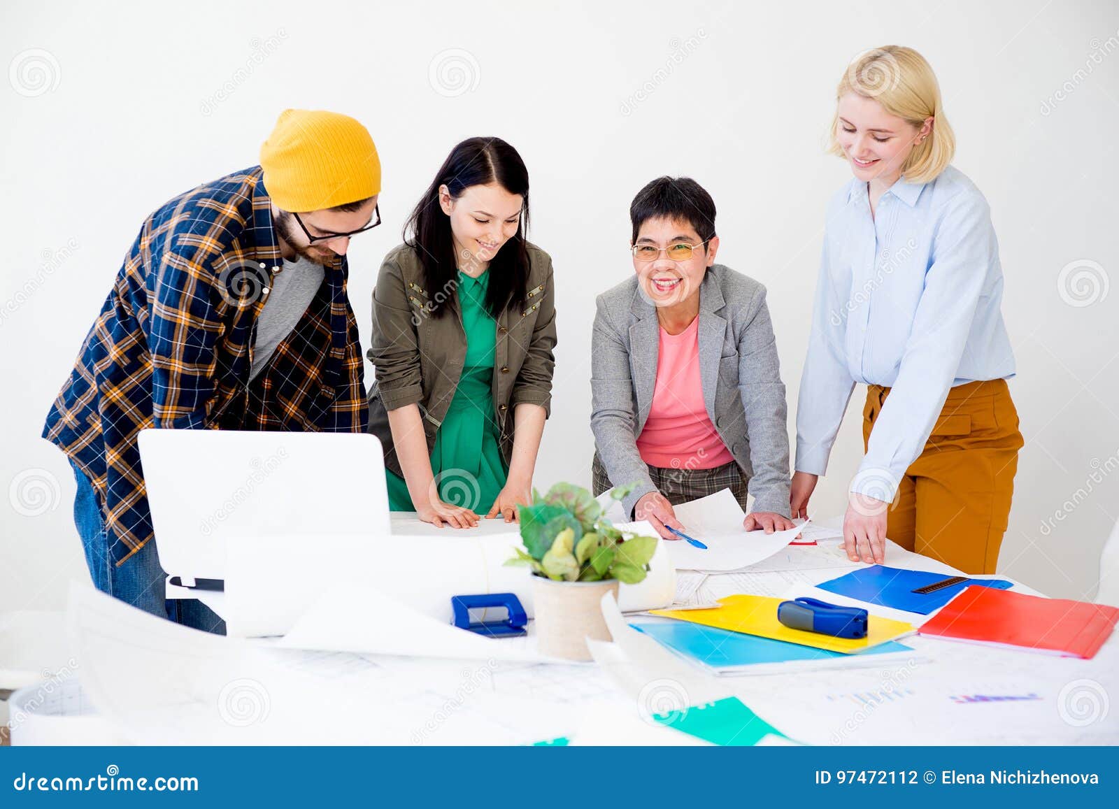 People Working on a Project Stock Photo - Image of ideas, team: 97472112