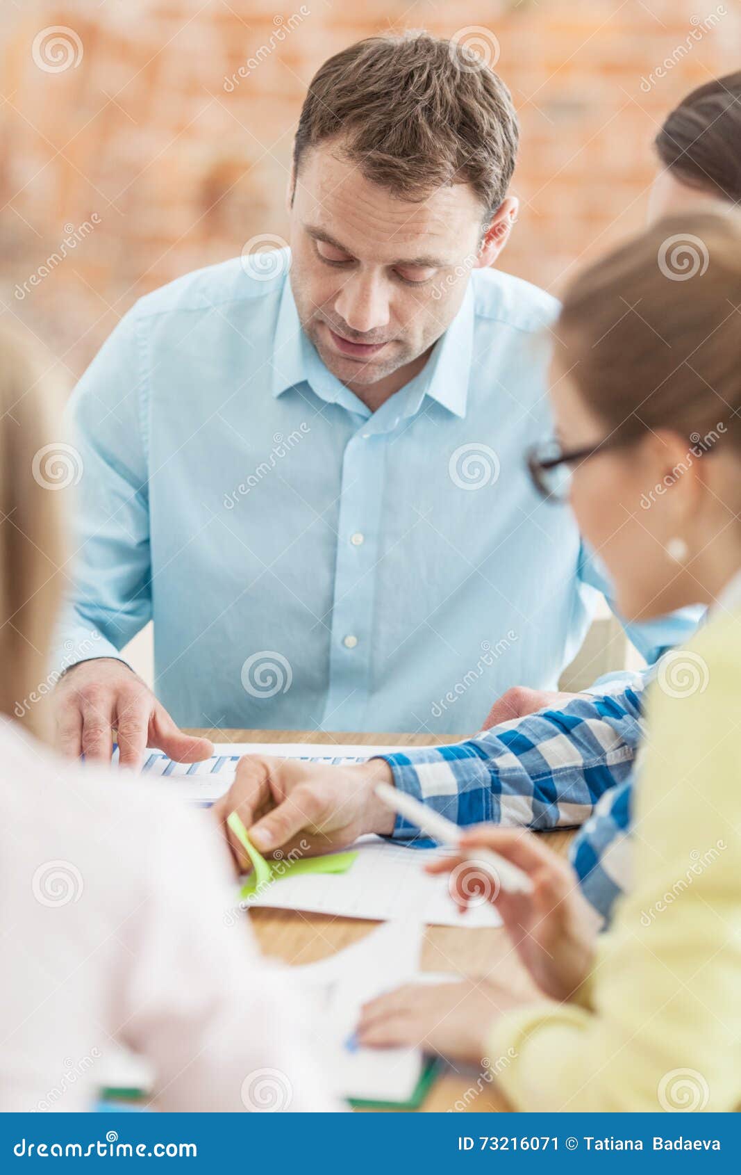 People Working with Reports Stock Image - Image of strategy, team: 73216071