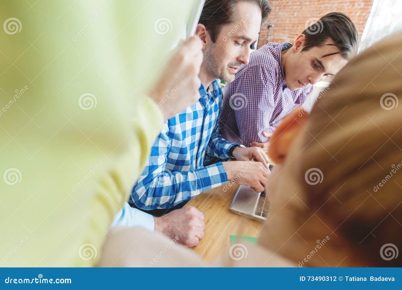 People Working with Reports Stock Photo - Image of teamwork, casual ...