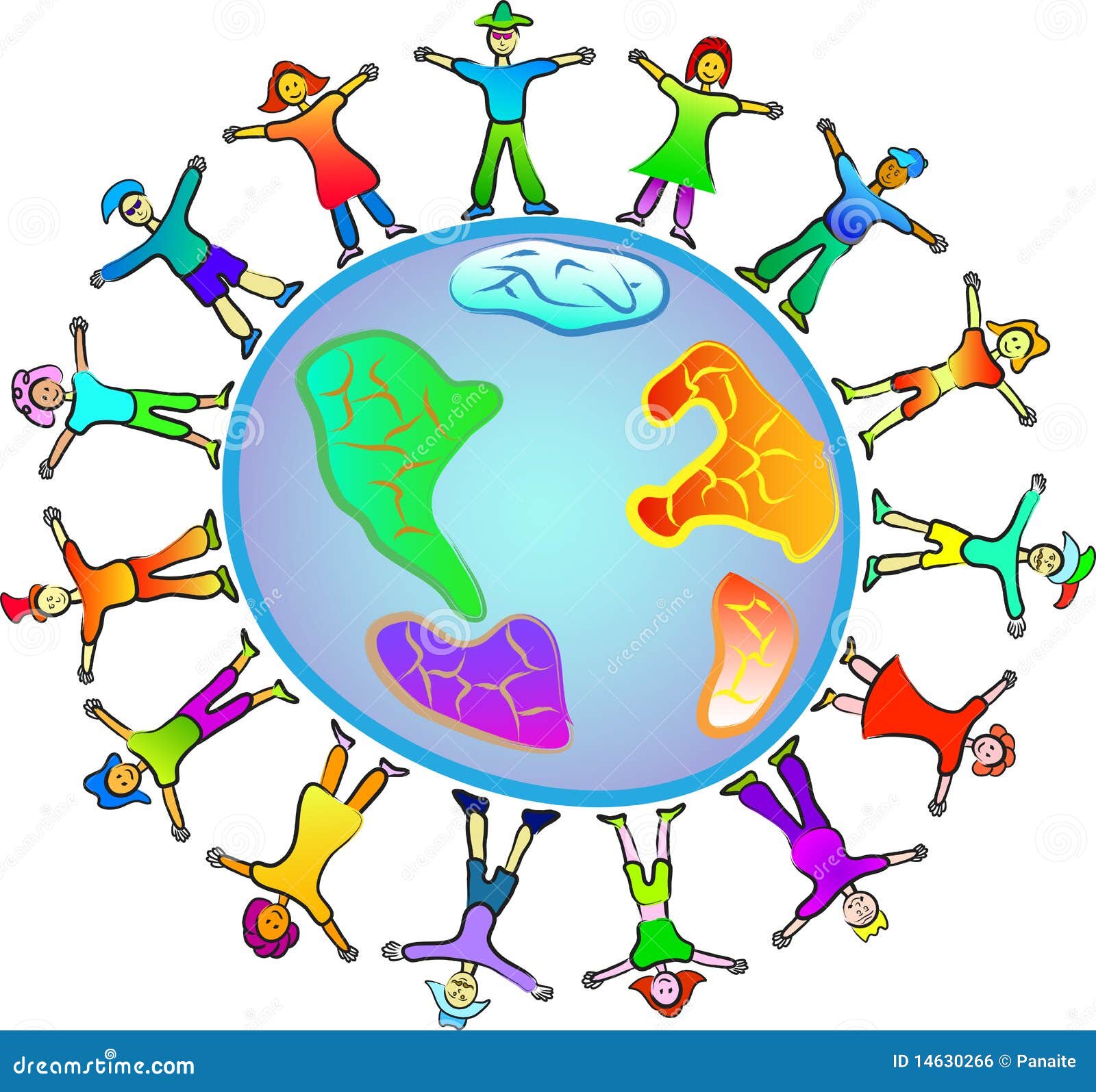 People world stock vector. Illustration of holding, friendship - 14630266