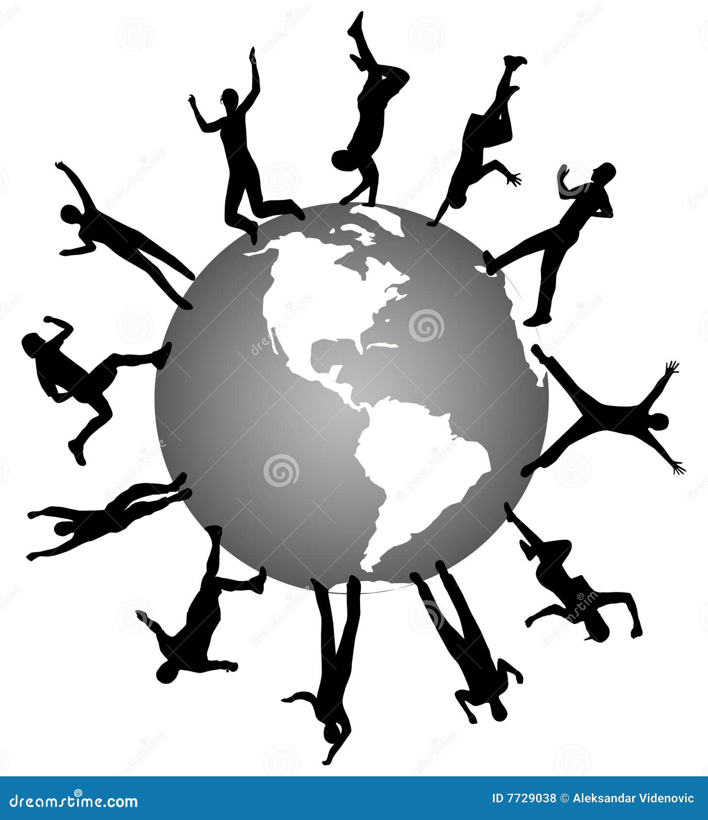 People and world stock vector. Illustration of extreme - 7729038