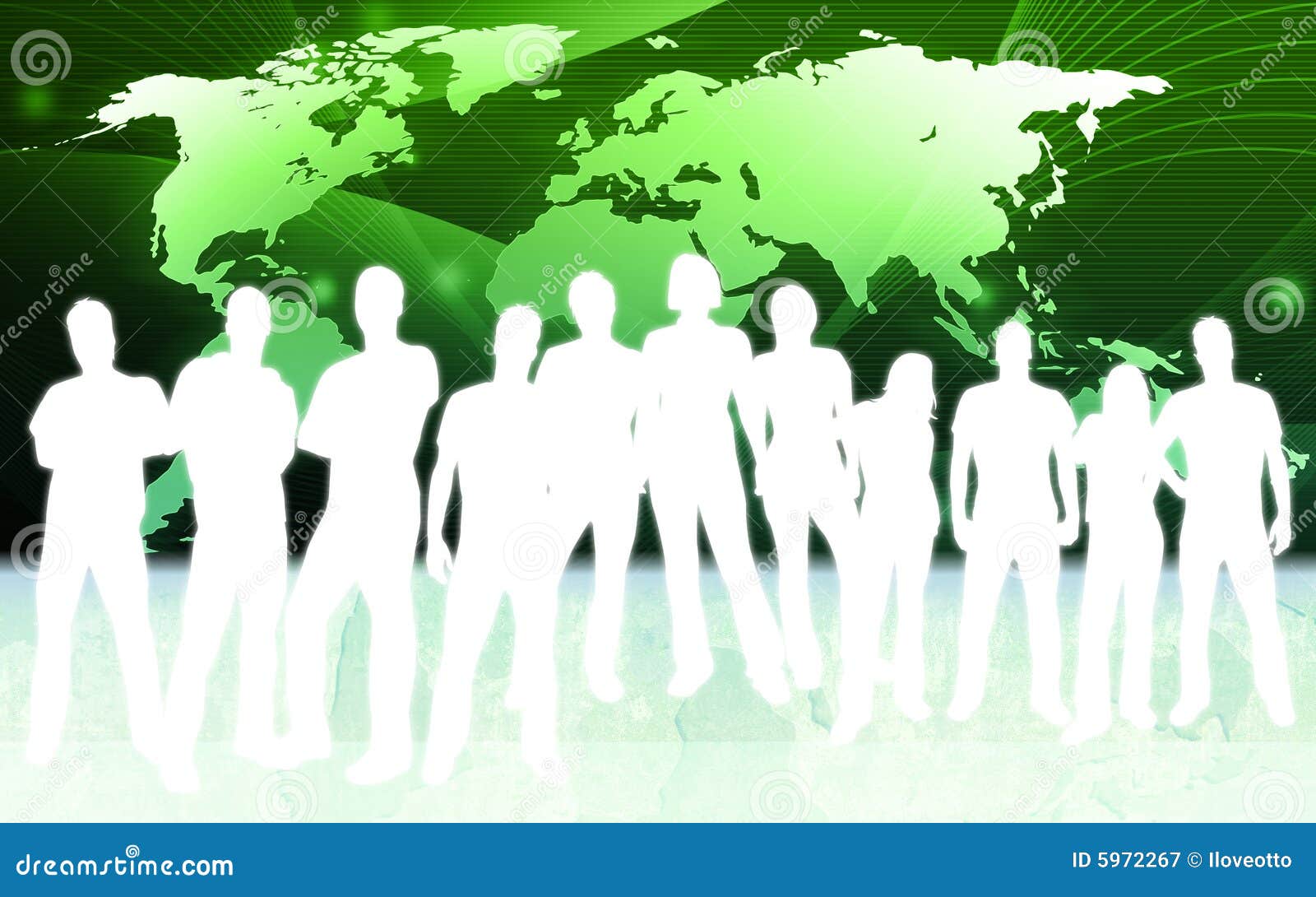 People and world map stock illustration. Illustration of geography ...