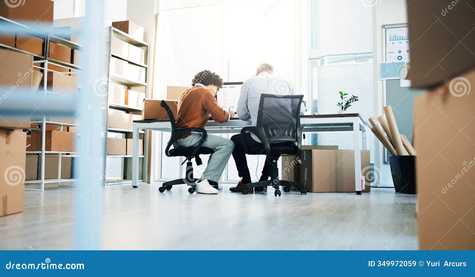 People, Writing and Computer for Distribution in Office of Schedule ...