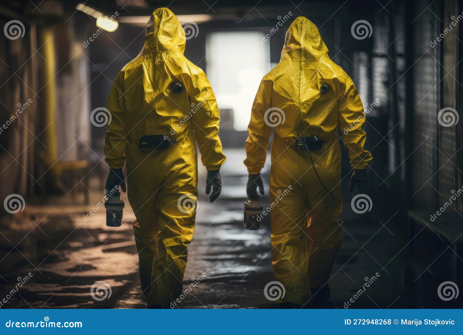 Collecting Hazardous Material Generative AI Stock Illustration ...