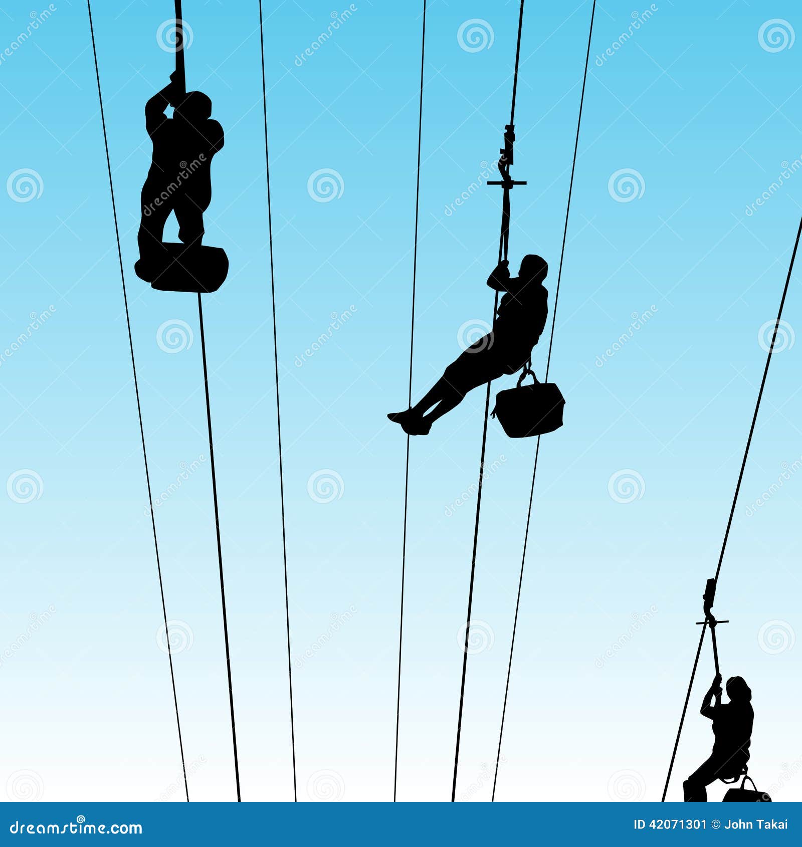 Zip Line Clip Art