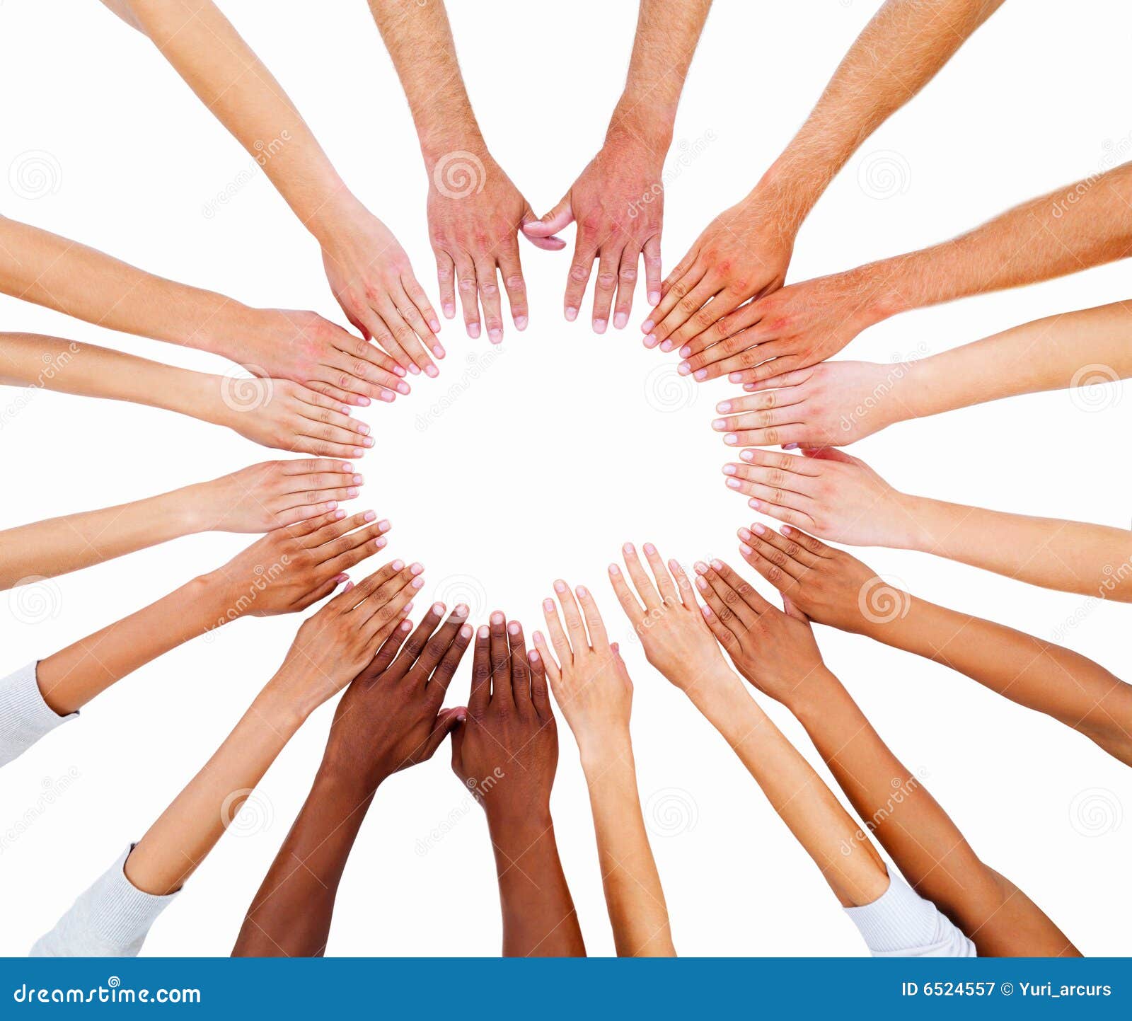 Peoples hands in a circle stock image. Image of natural - 6524557