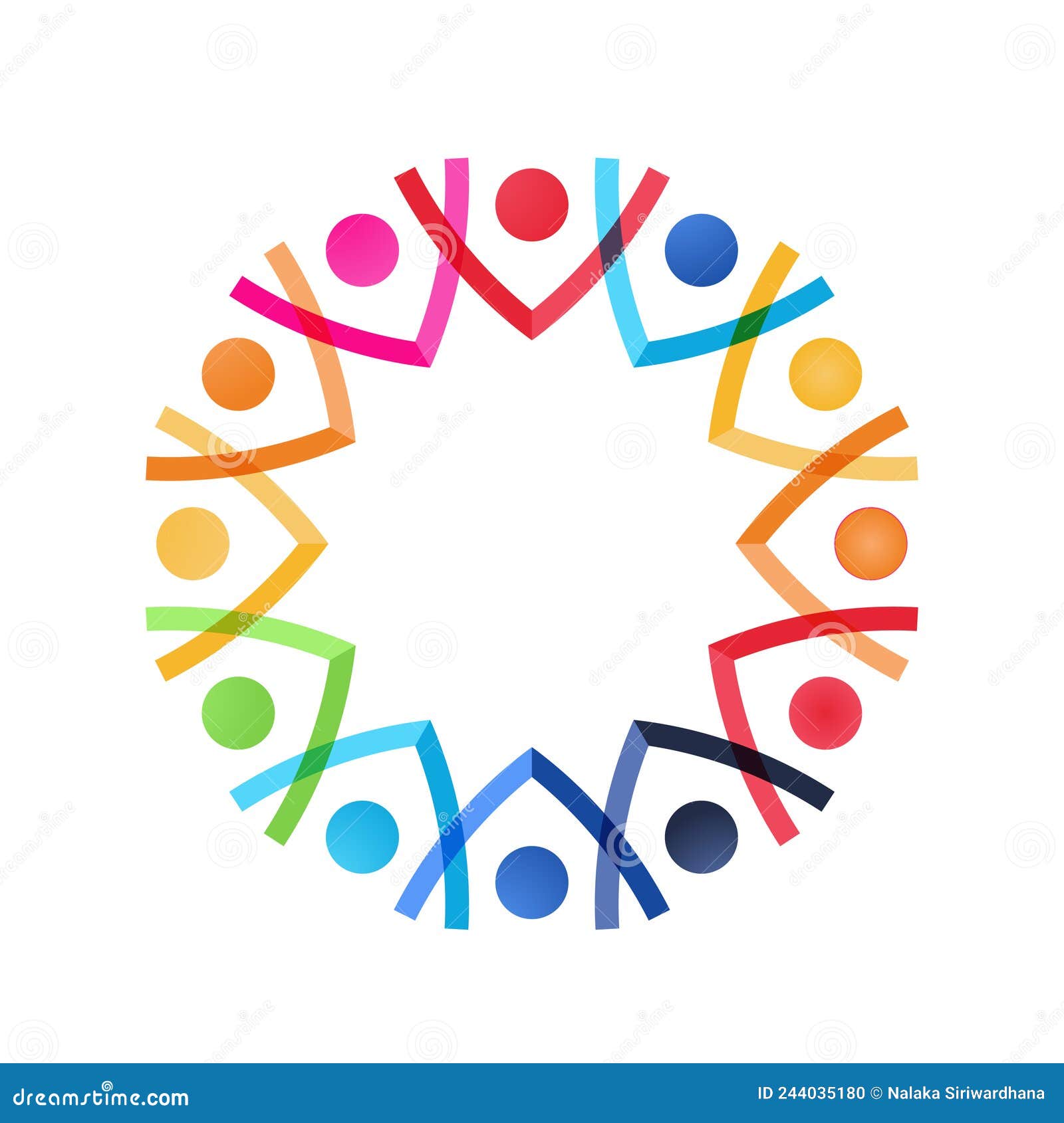 A peoples round. stock vector. Illustration of kids - 244035180