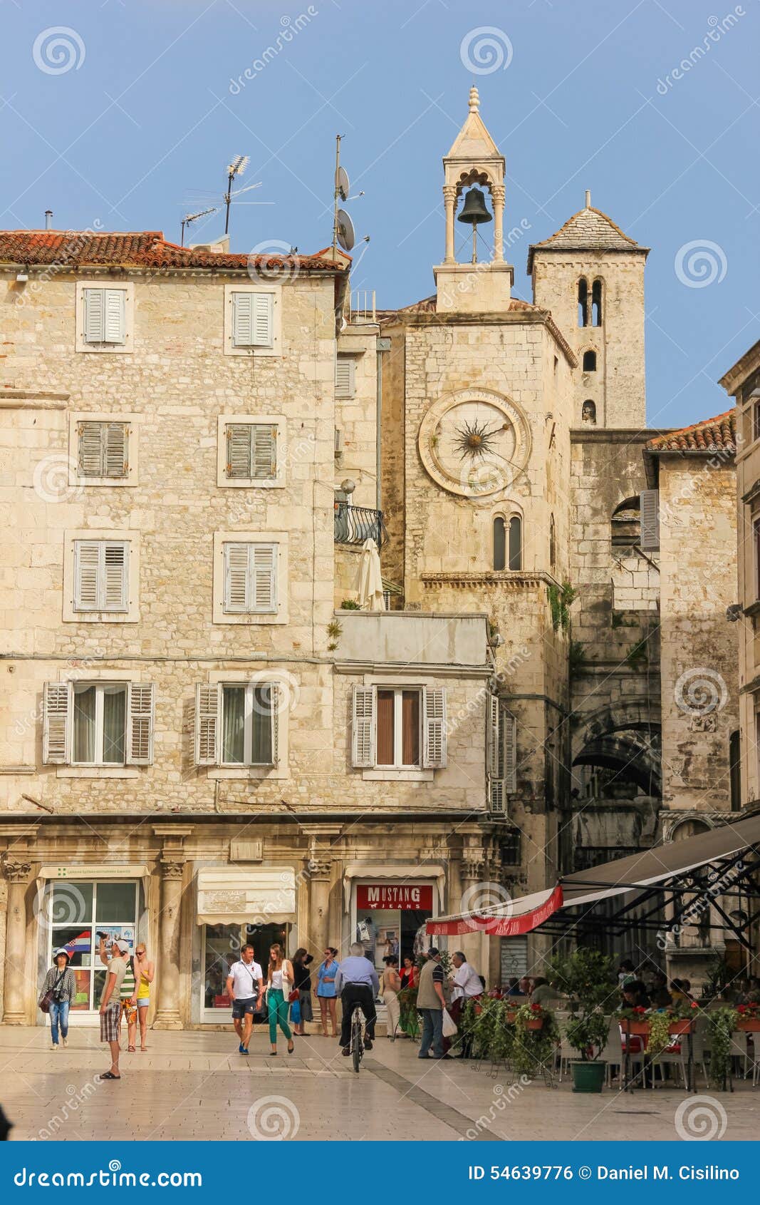 Peoples Square . Split. Croatia Editorial Photo - Image of century ...