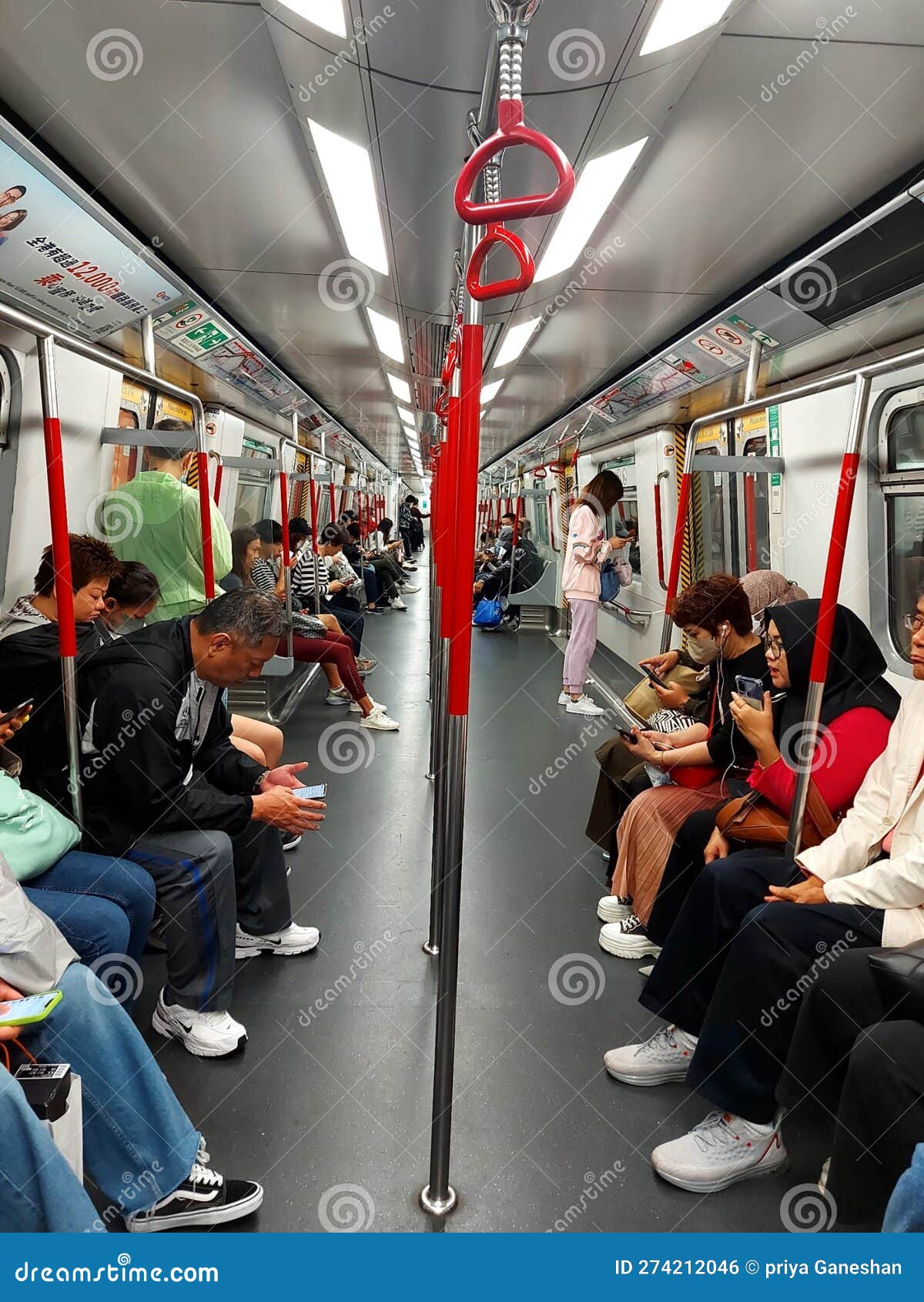 Peoples Traveling Inside the Train Editorial Photo - Image of train ...