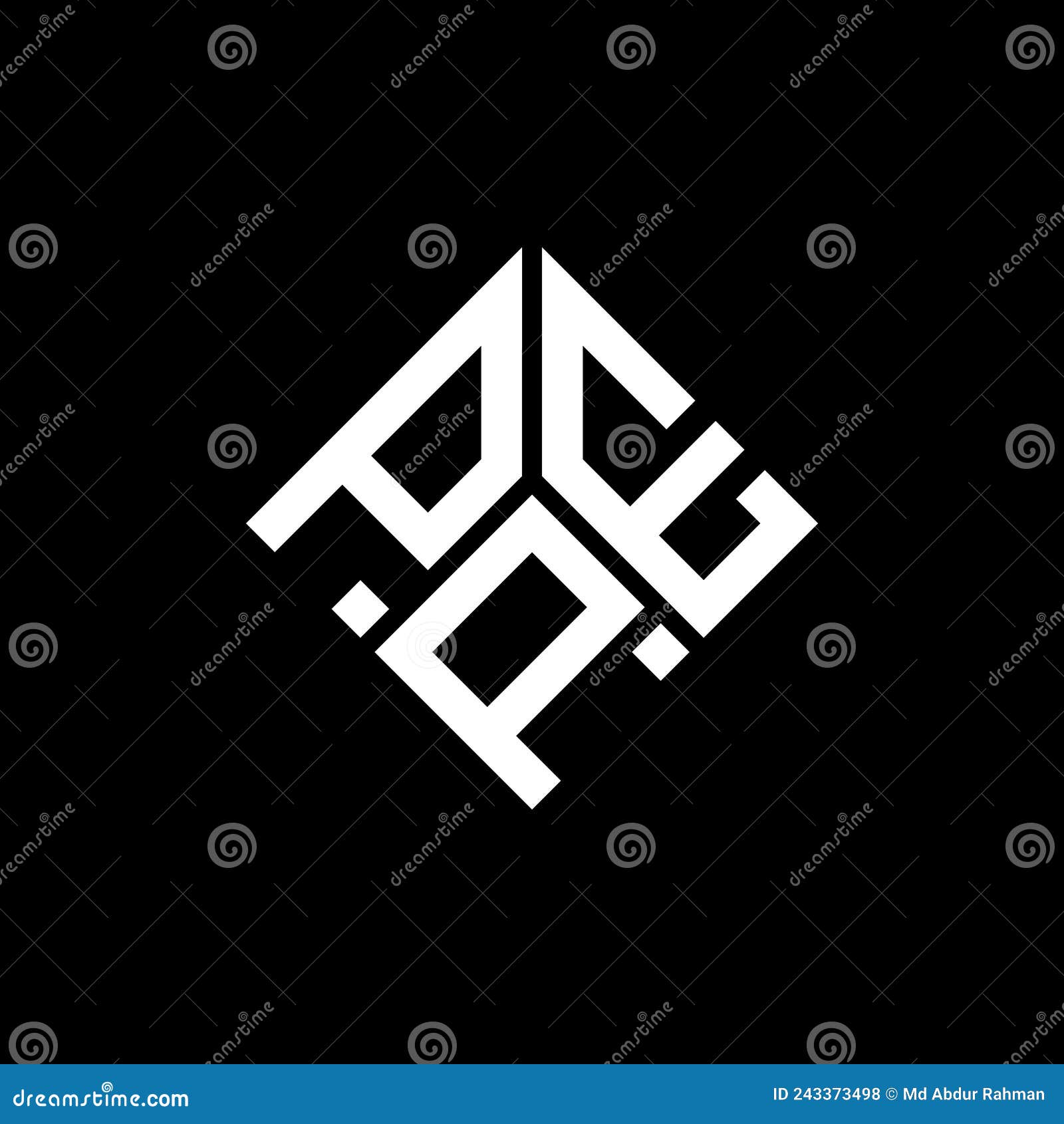 PEP Letter Logo Design on Black Background. PEP Creative Initials ...