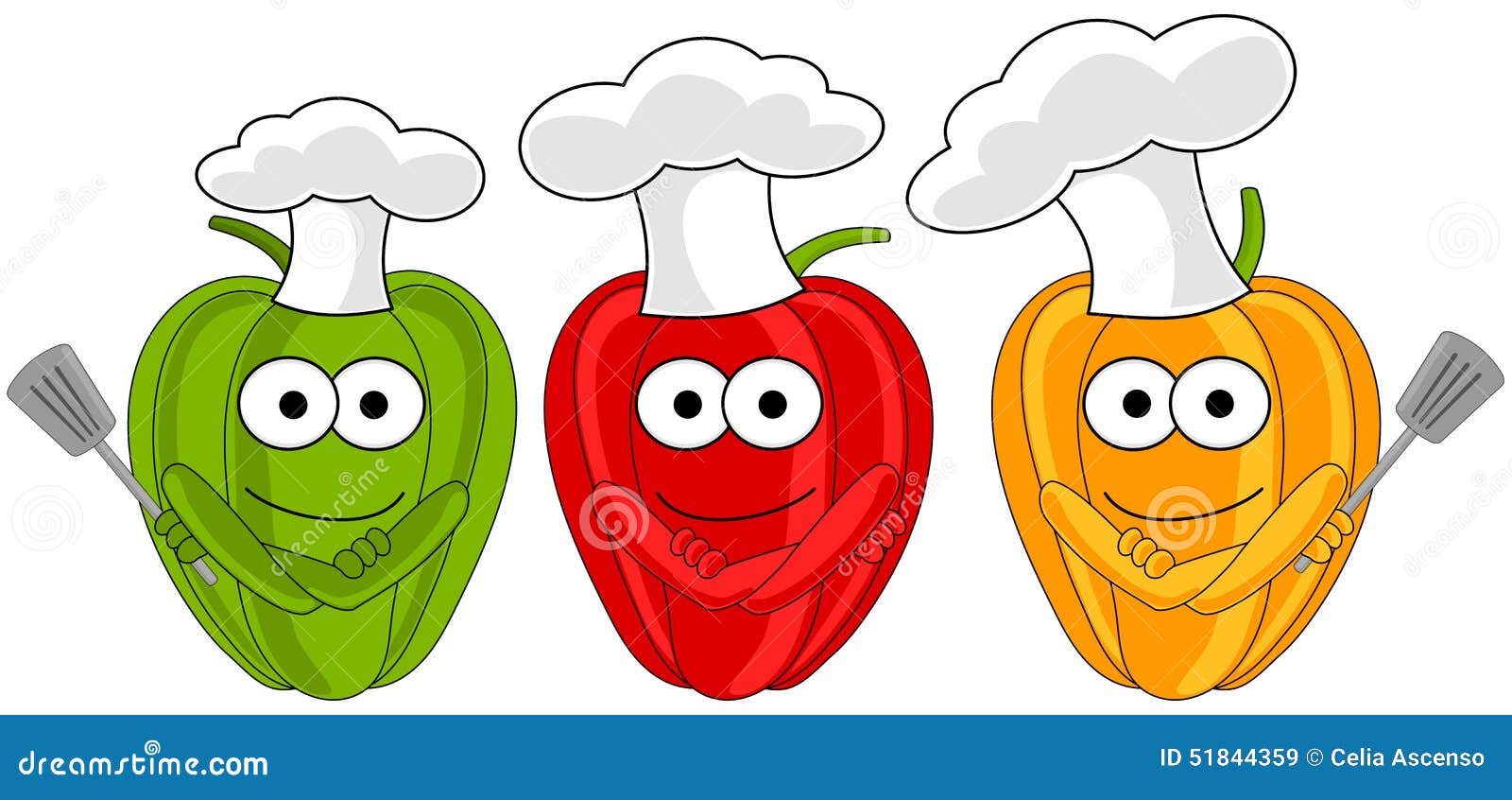 Pepe Bell Con Il Cappello Del Cuoco Unico Immagine Stock ...