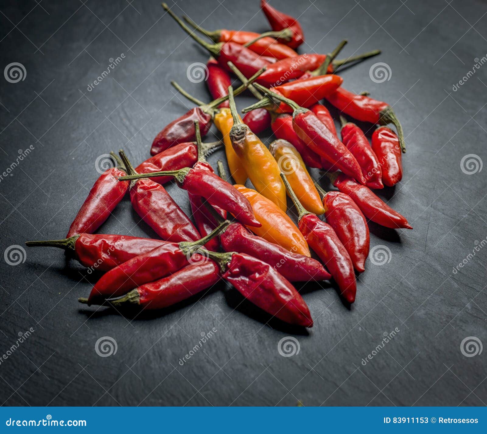 Peperoncino chilli peppers stock image. Image of condiments - 83911153