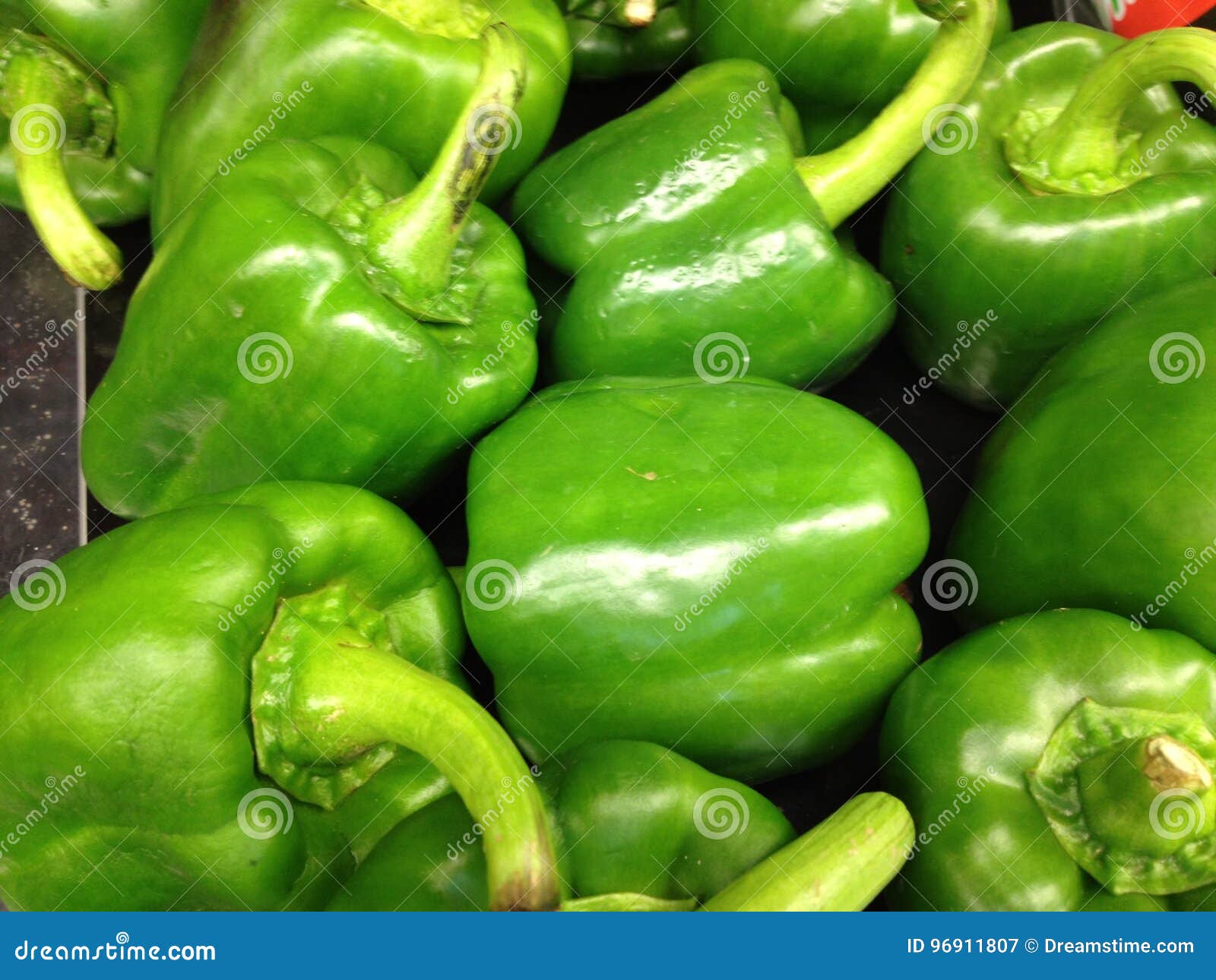Peperone dolce verde immagine stock. Immagine di pepe - 96911807