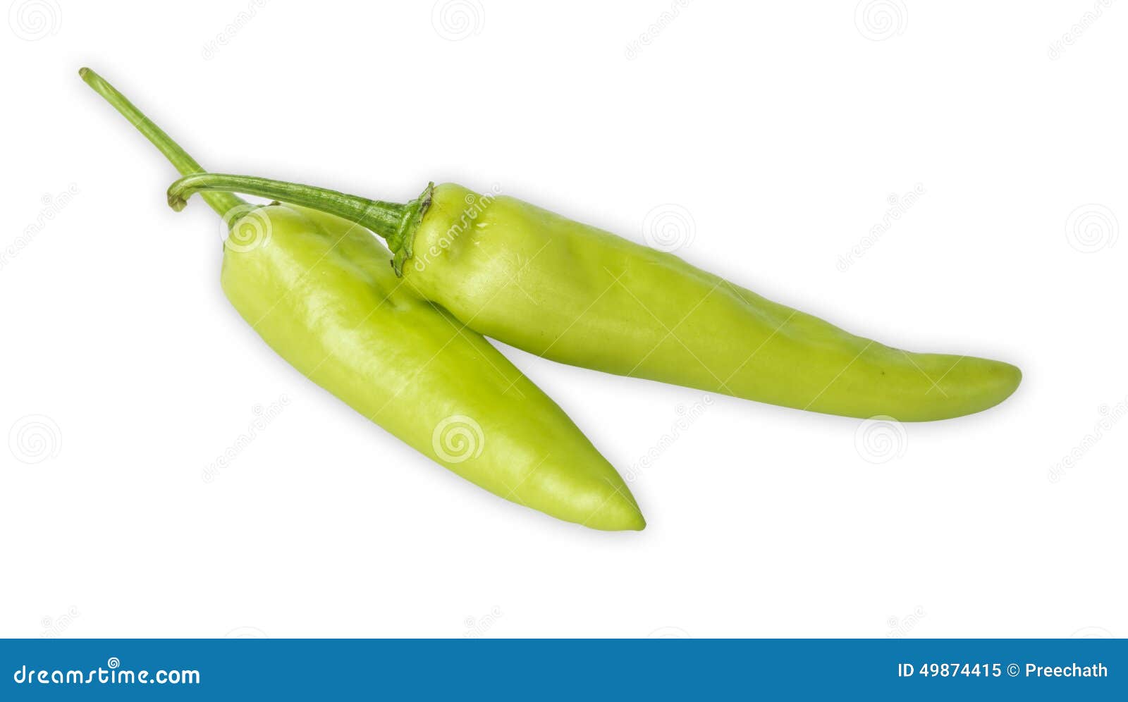 Peperone Verde Isolato Su Un Bianco Immagine Stock - Immagine di ...