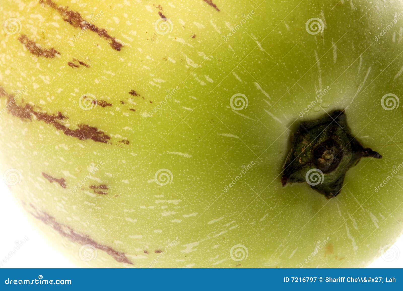 Pepino Dulce (Melon Pear) Macro Stock Image - Image of muricatum, close ...
