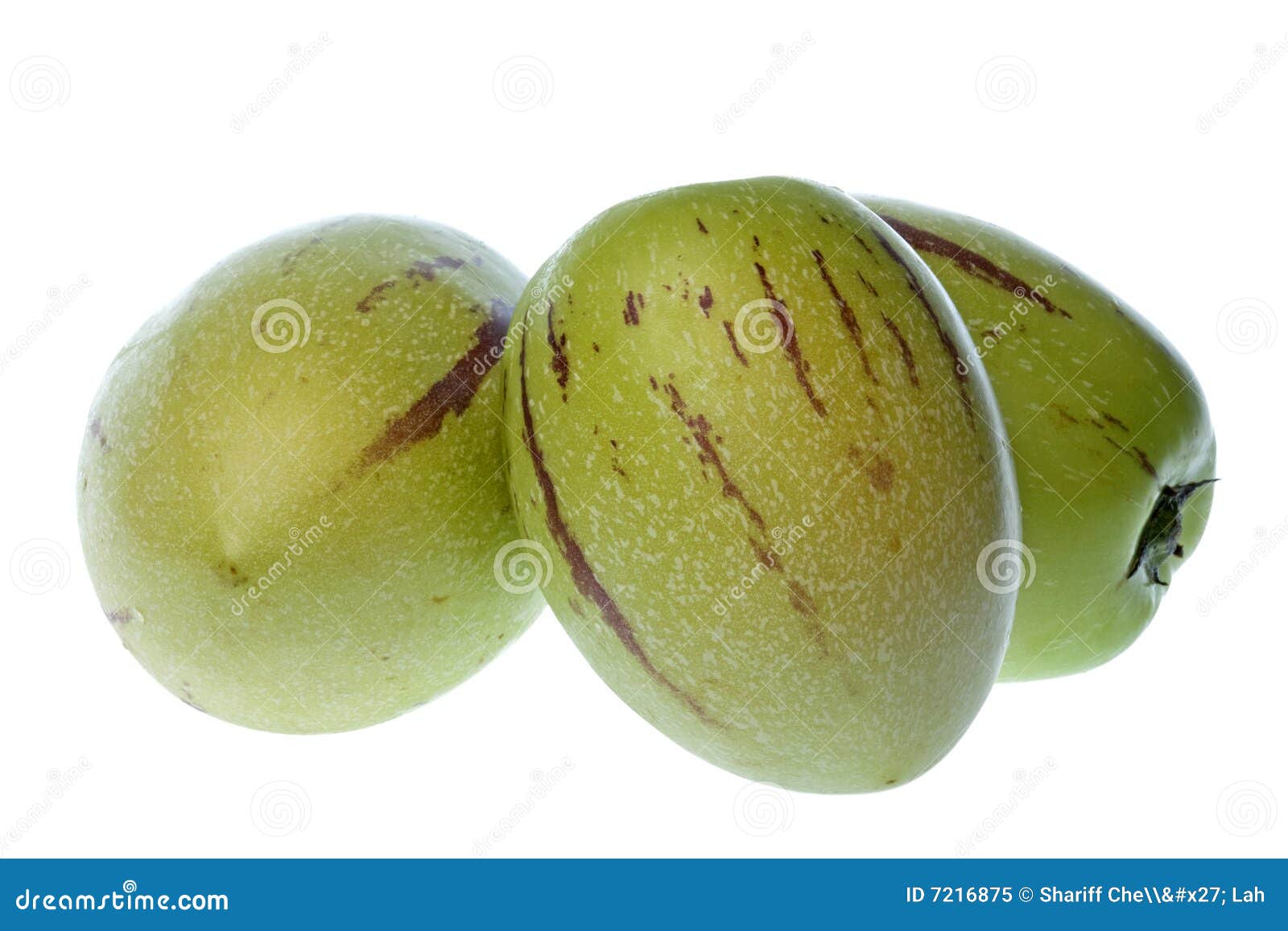 Pepino Dulce (Melon Pears) Isolated Stock Image - Image of muricatum ...