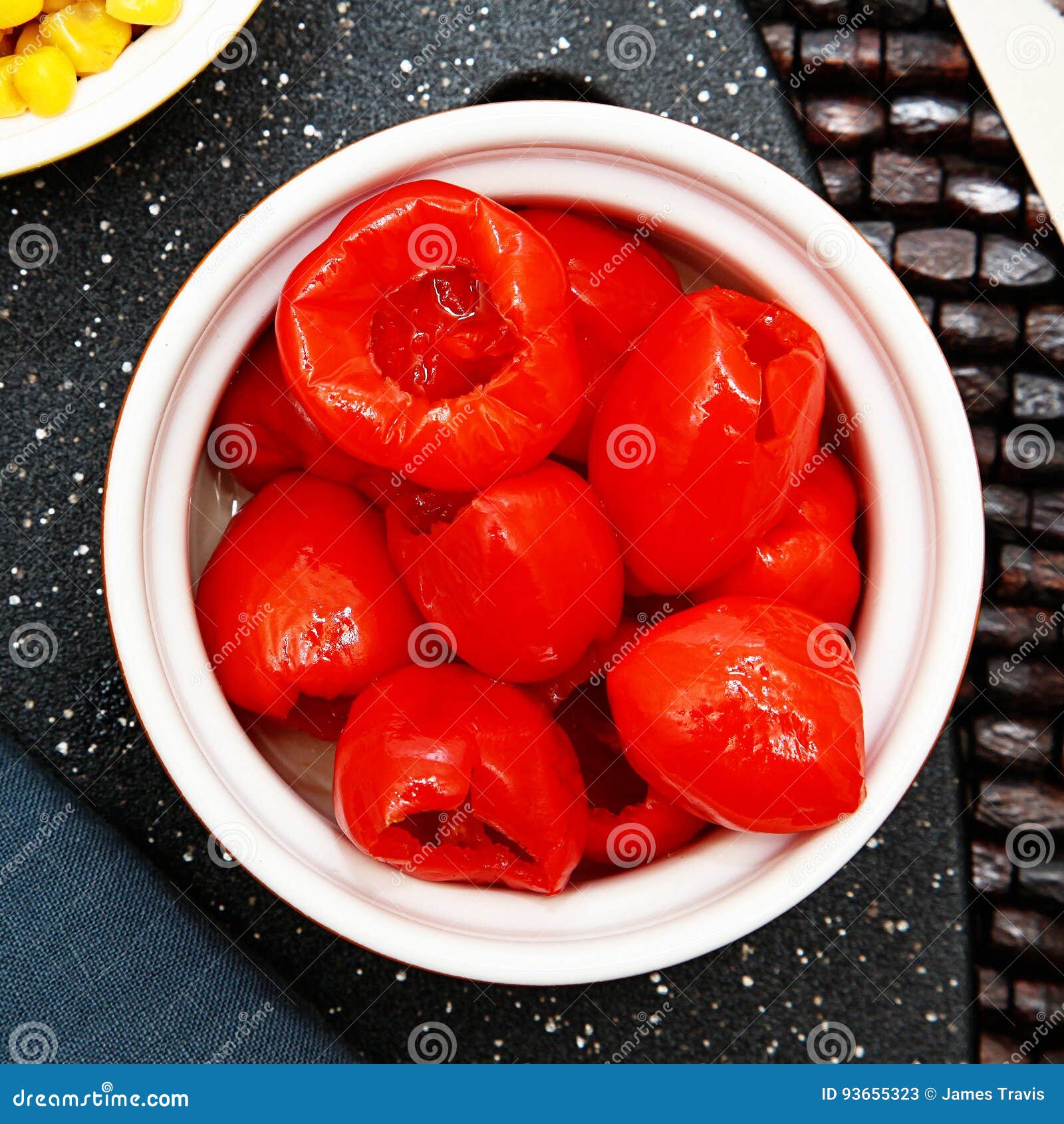 Peppadew Spicy Sweet Pepper Stock Image - Image of white, piquantacopy ...