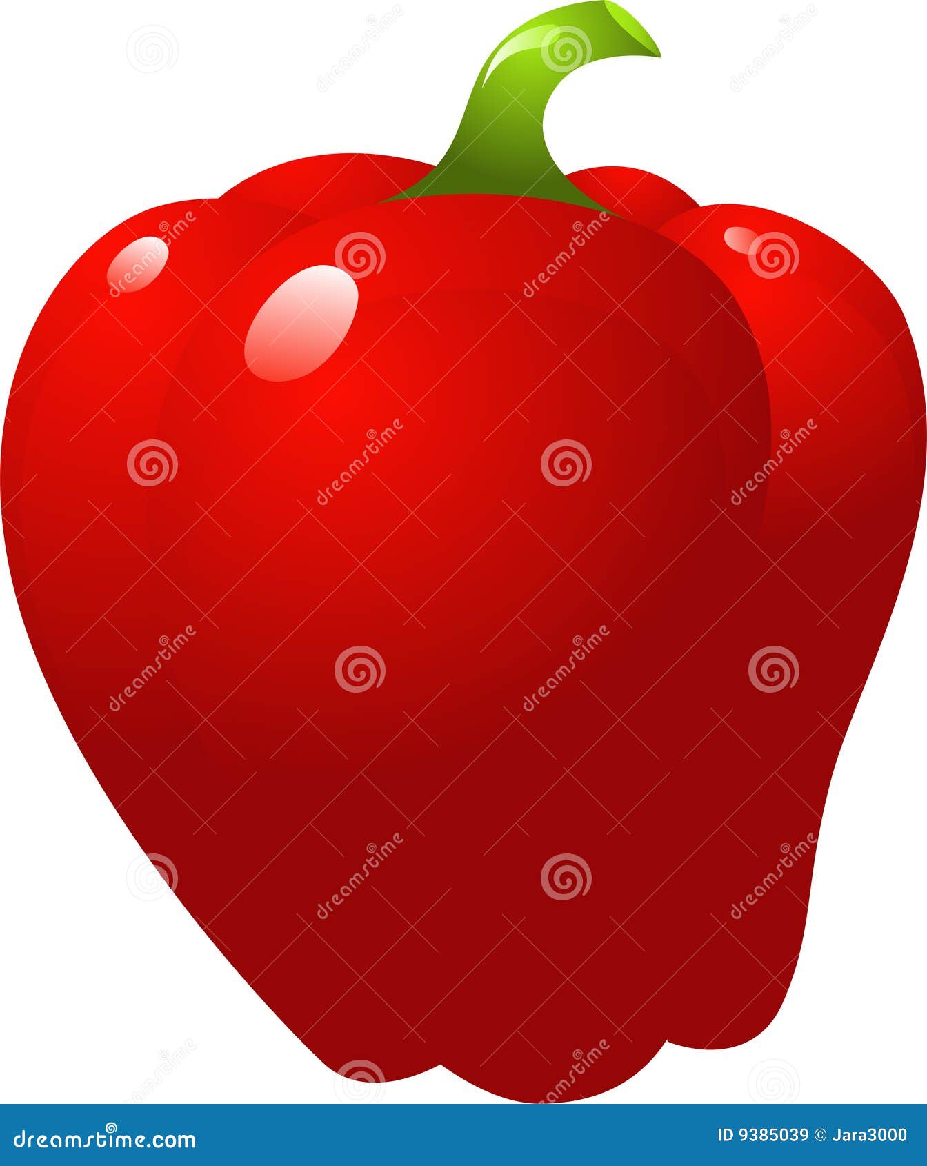 Pepper stock vector. Illustration of organic, element - 9385039