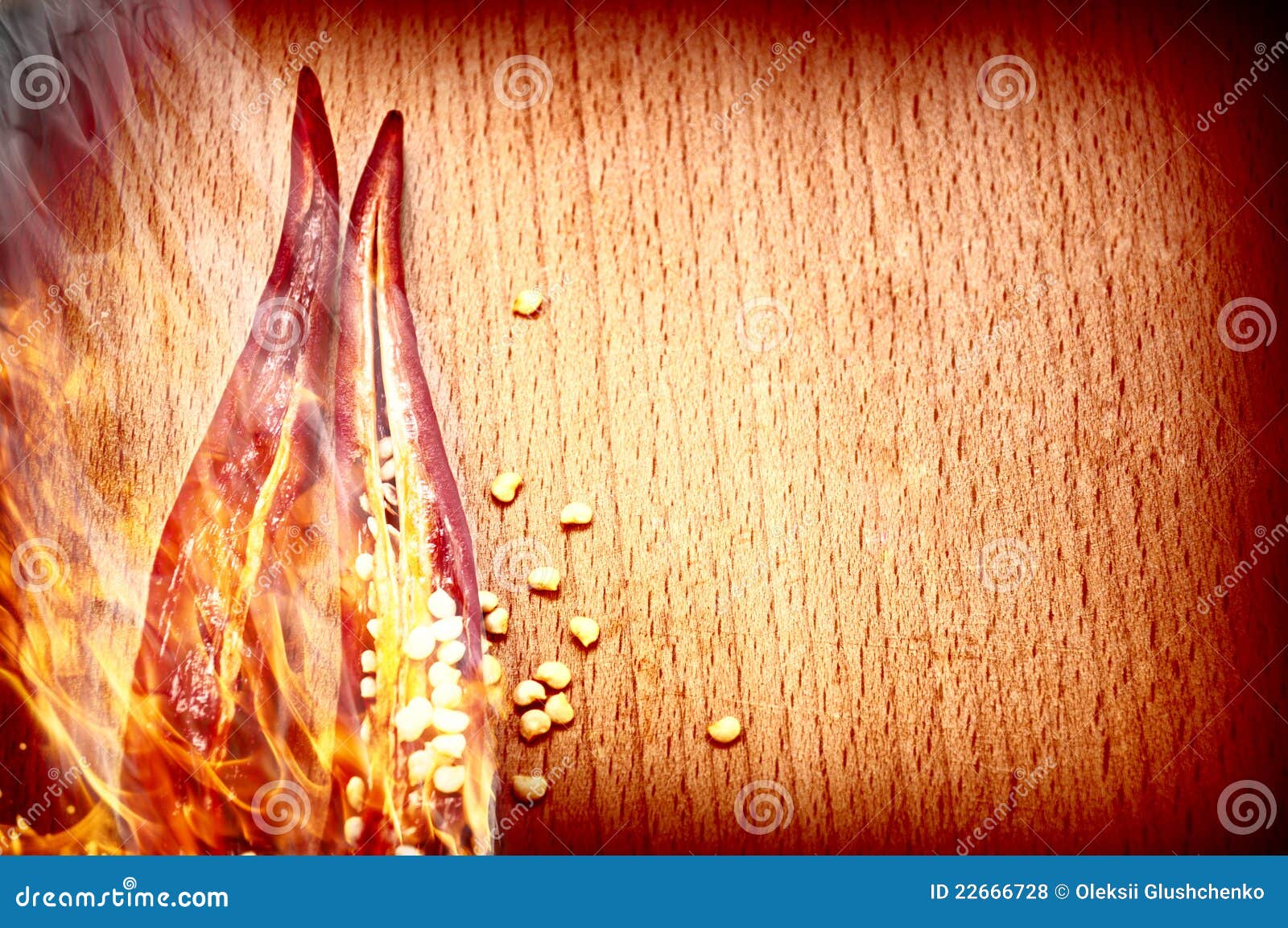 Pepper chilli in fire stock photo. Image of freshness - 22666728