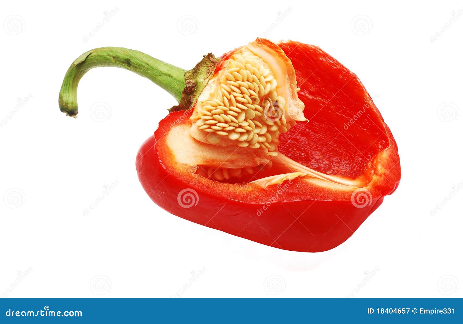 Pepper cutted stock image. Image of seed, vegetarian - 18404657