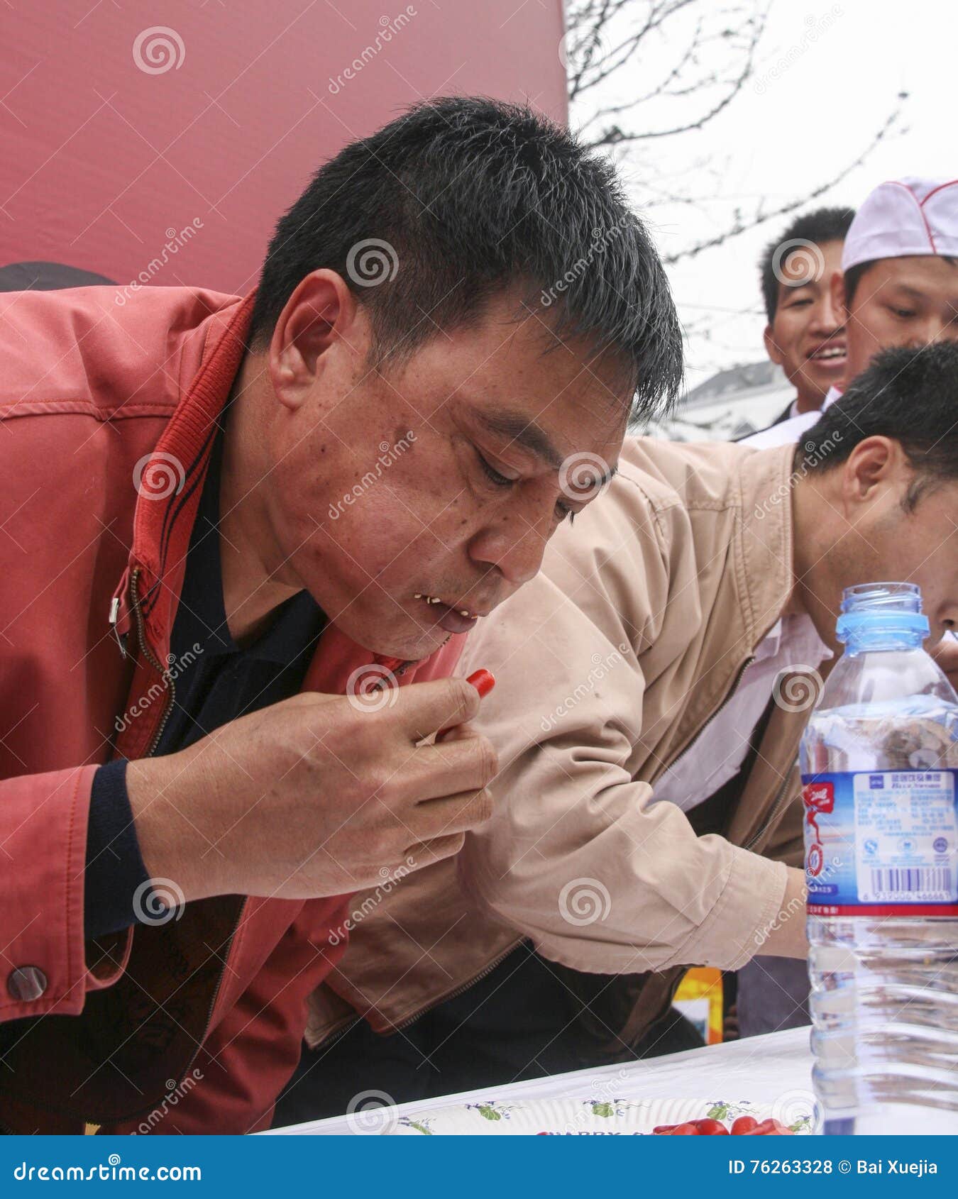 Pepper Eating Competition in Chengdu,china Editorial Stock Photo ...