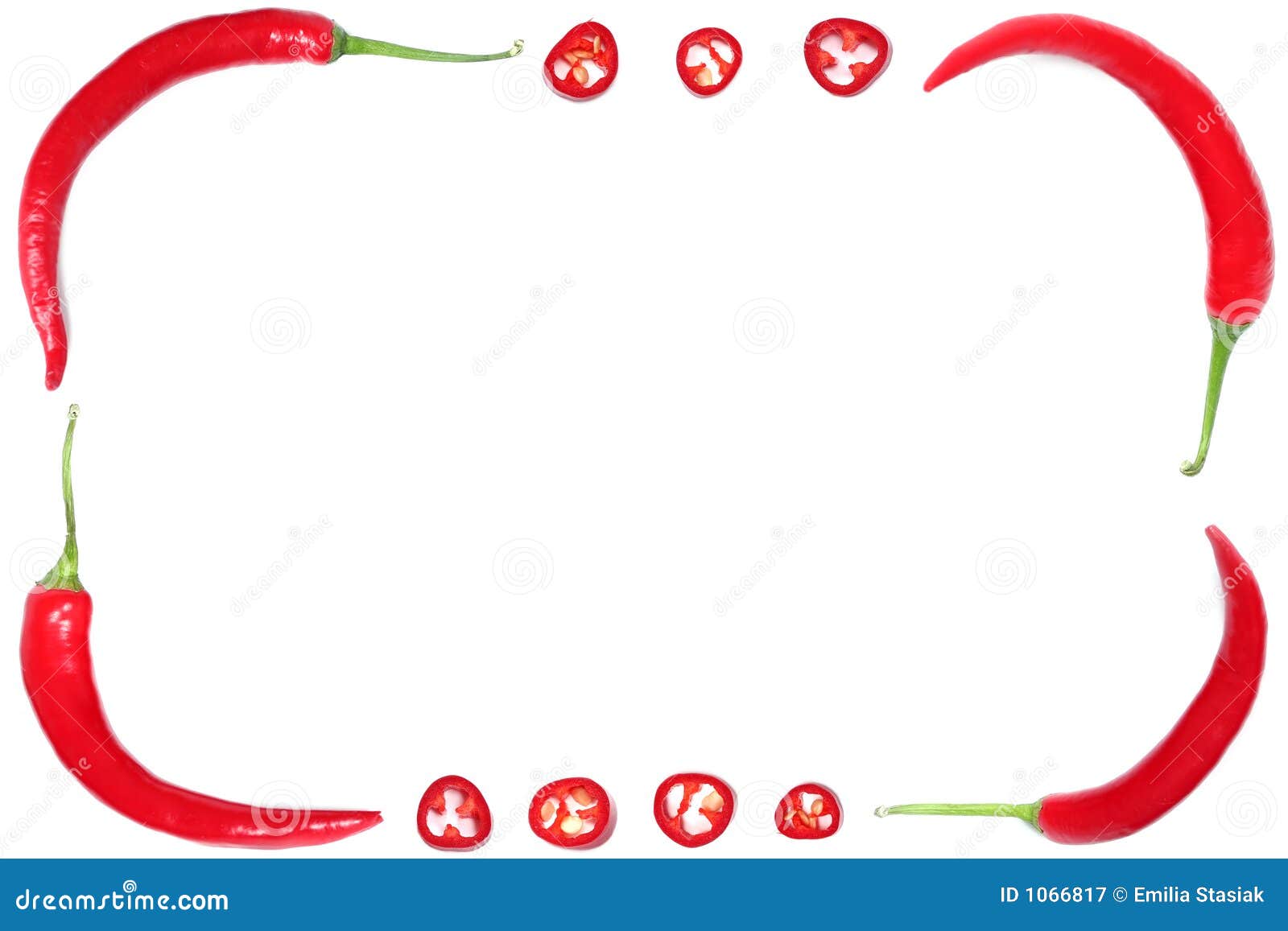 Pepper frame stock image. Image of heat, chili, borders - 1066817