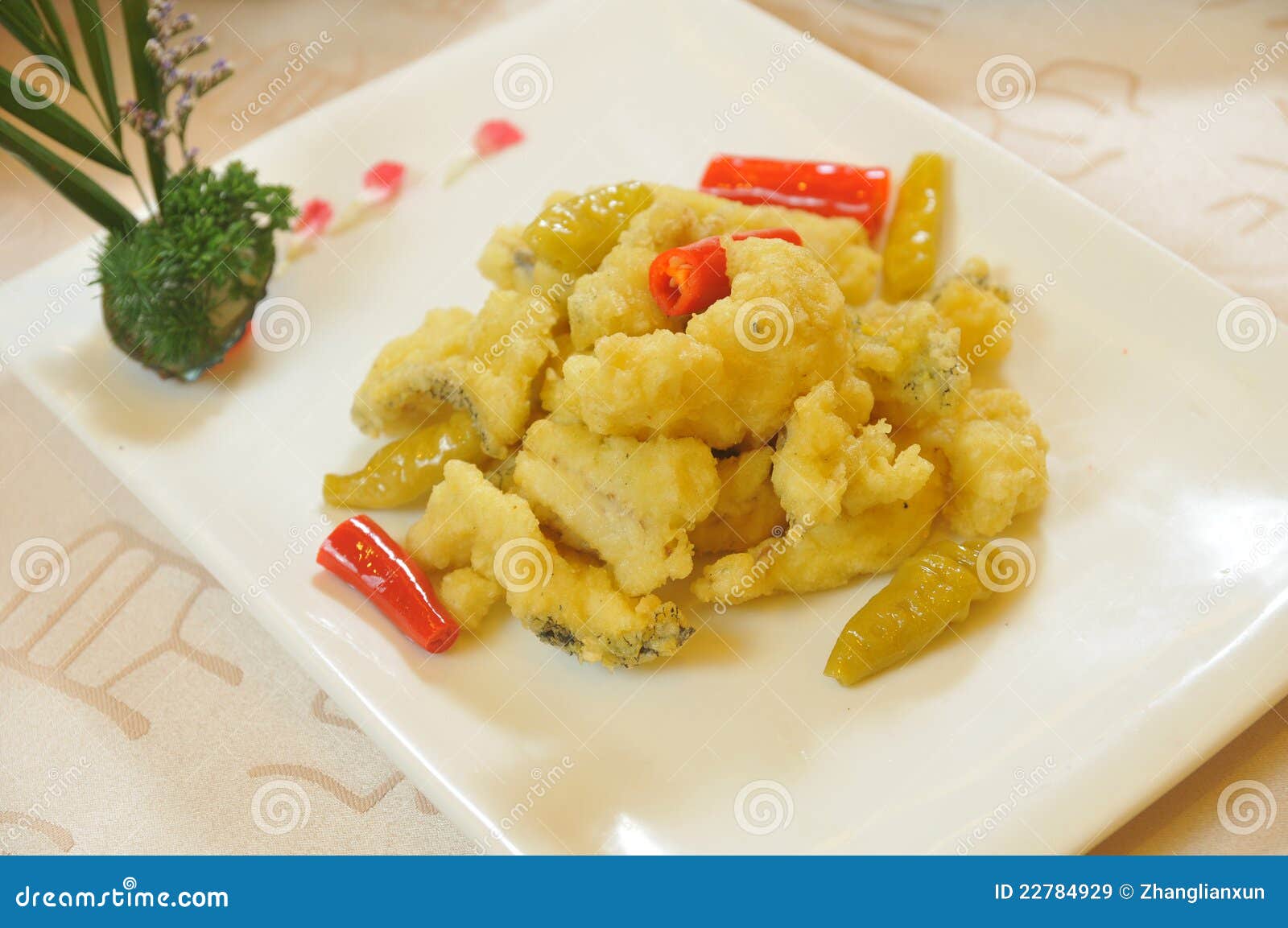 Pepper fried cod fish roll stock image. Image of horizontal - 22784929