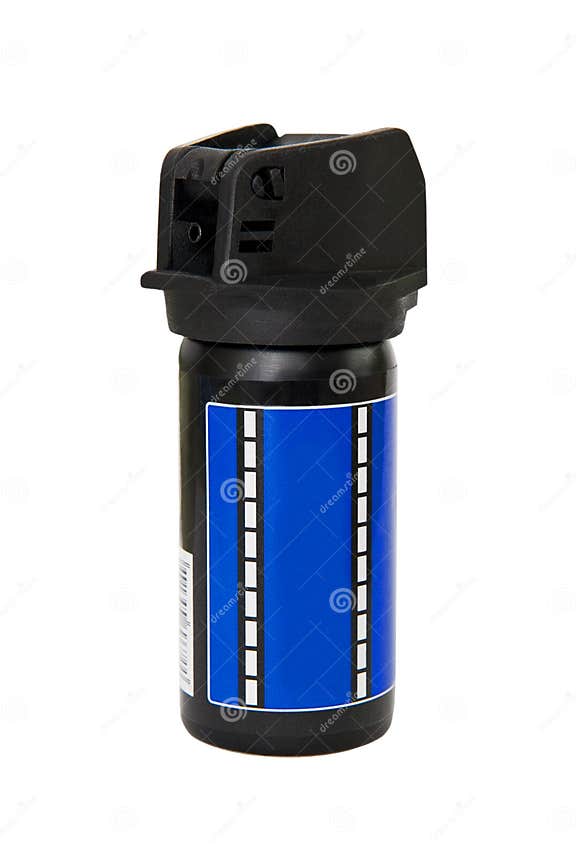 Pepper gas spray stock photo. Image of evening, defensive - 26471280