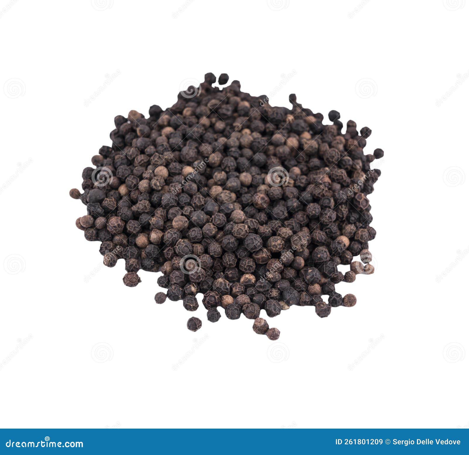 Pepper grains stock image. Image of bunch, condiment - 261801209