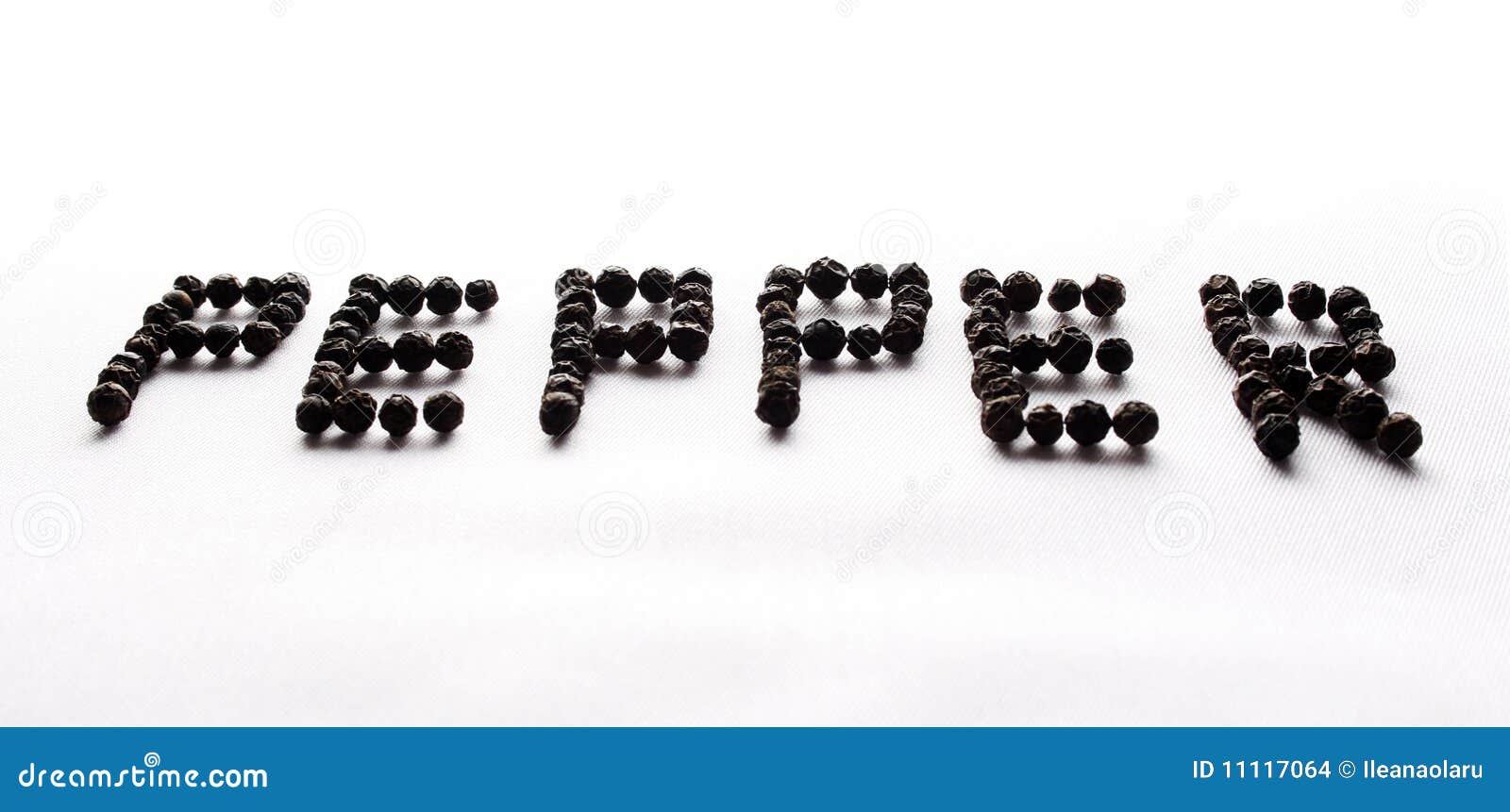 Pepper Grains Written Pepper Stock Photo - Image of close, pepper: 11117064