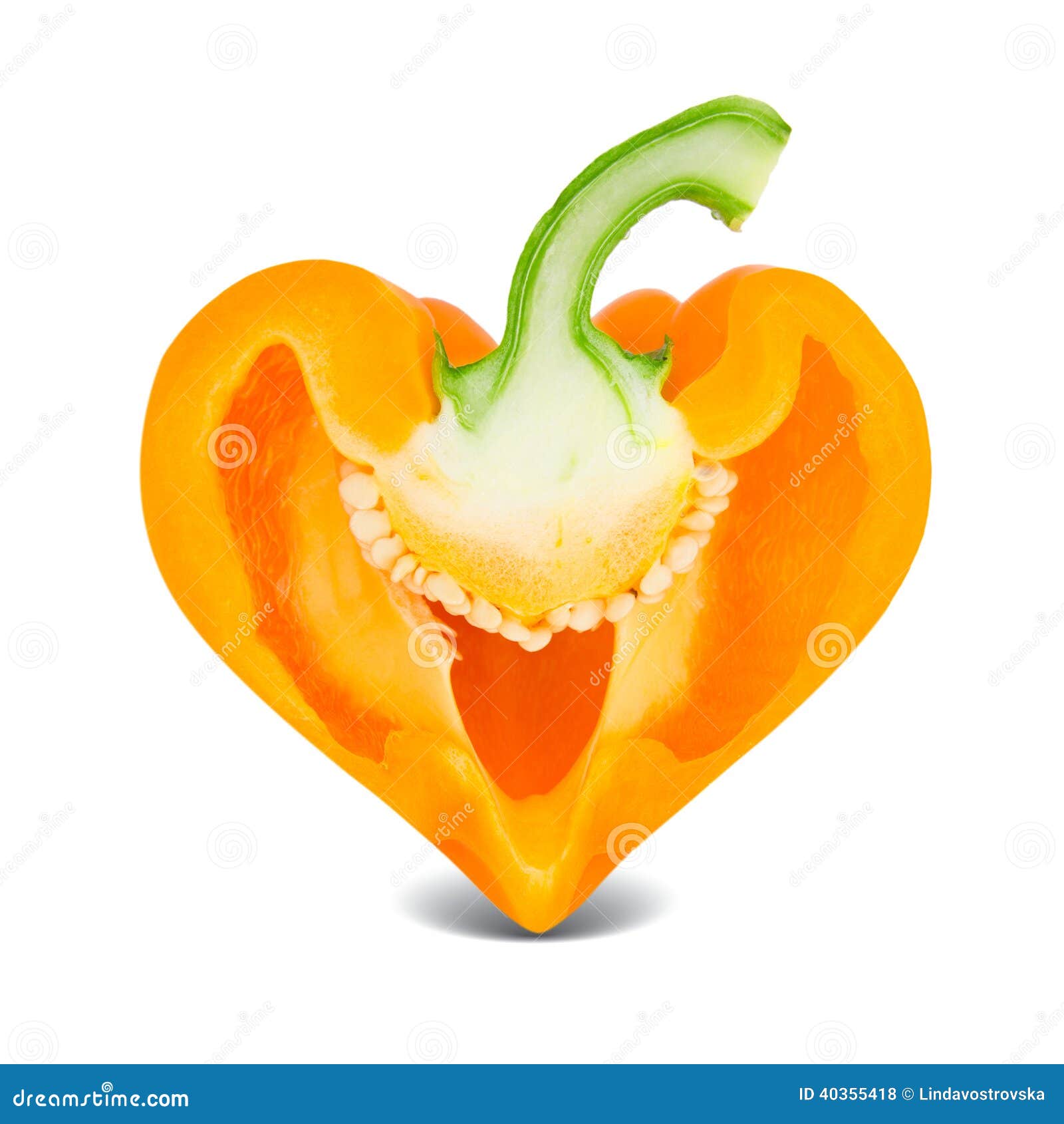 Pepper heart stock photo. Image of juicy, nutritious - 40355418