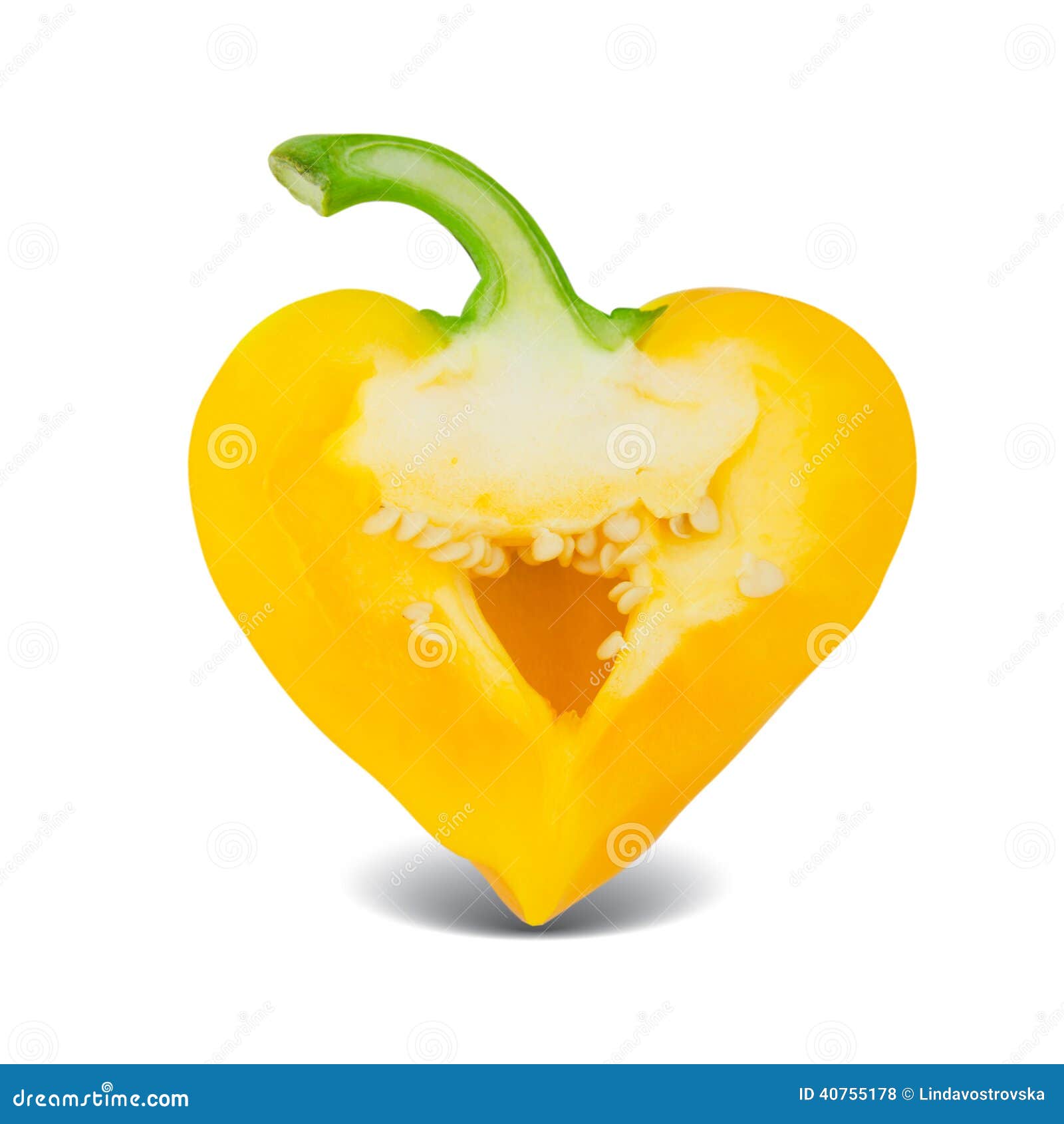 Pepper heart stock photo. Image of organic, snack, refreshing - 40755178
