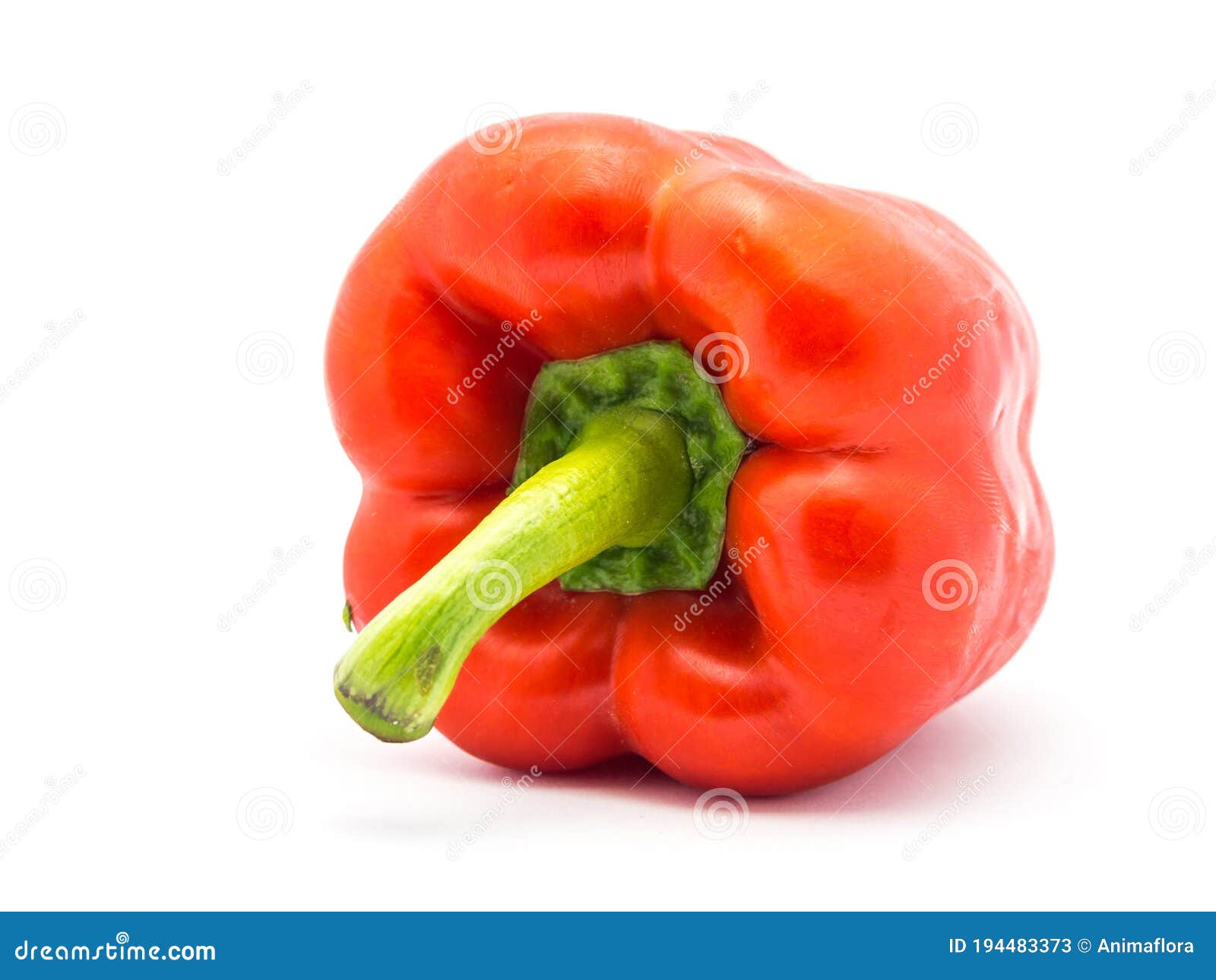Fresh Pepper Isolated White Background Stock Image - Image of gourmet ...