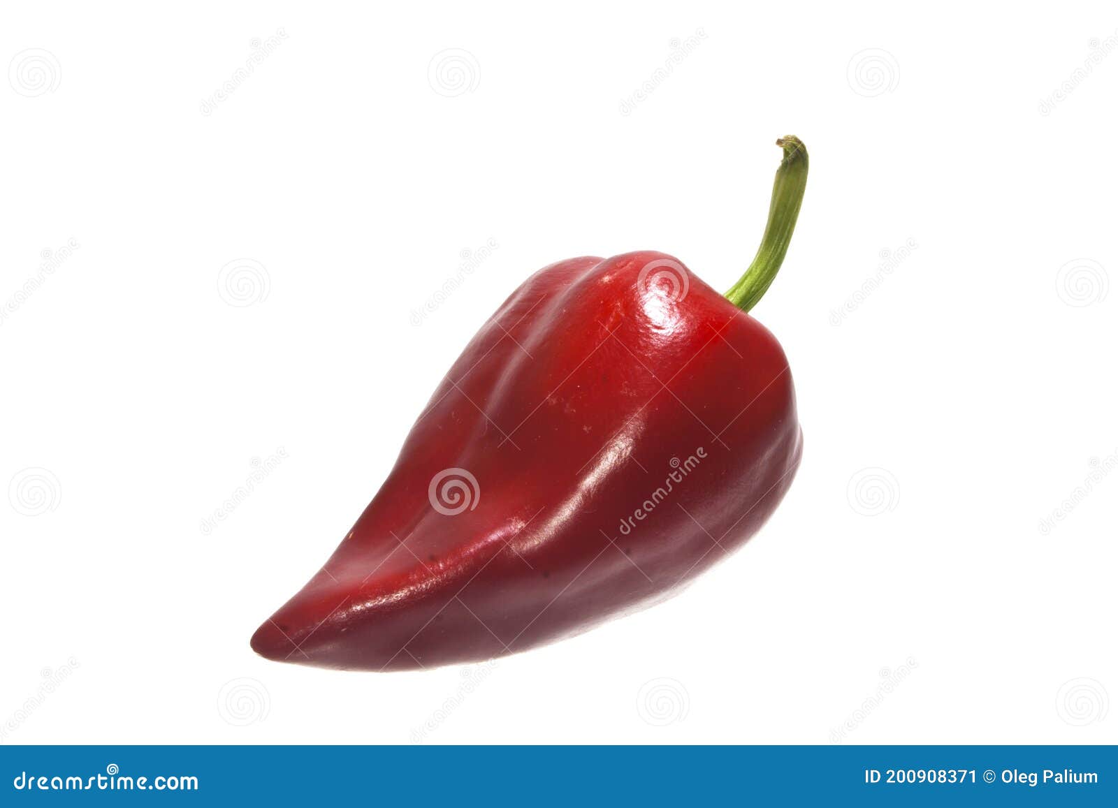 Pepper Isolated on White Background Stock Image - Image of eating ...