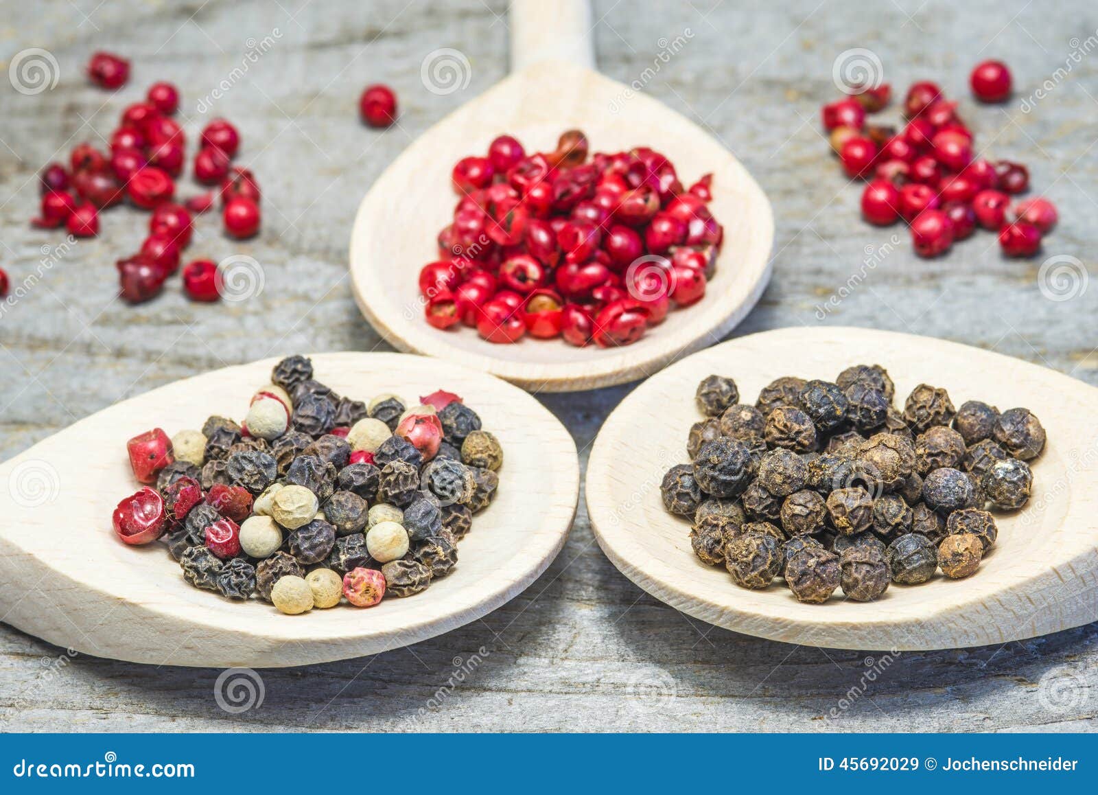 Pepper mixture stock image. Image of pepper, ingredient - 45692029