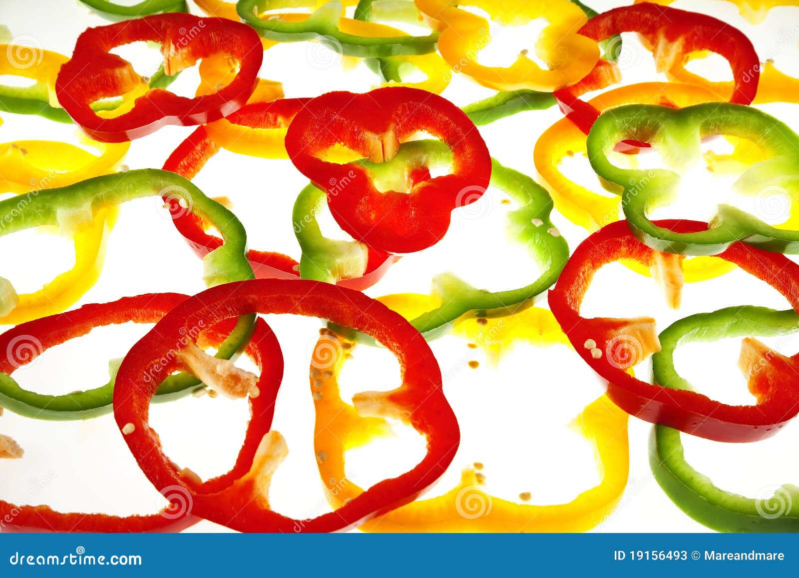 Pepper rings stock image. Image of food, bell, stipe - 19156493
