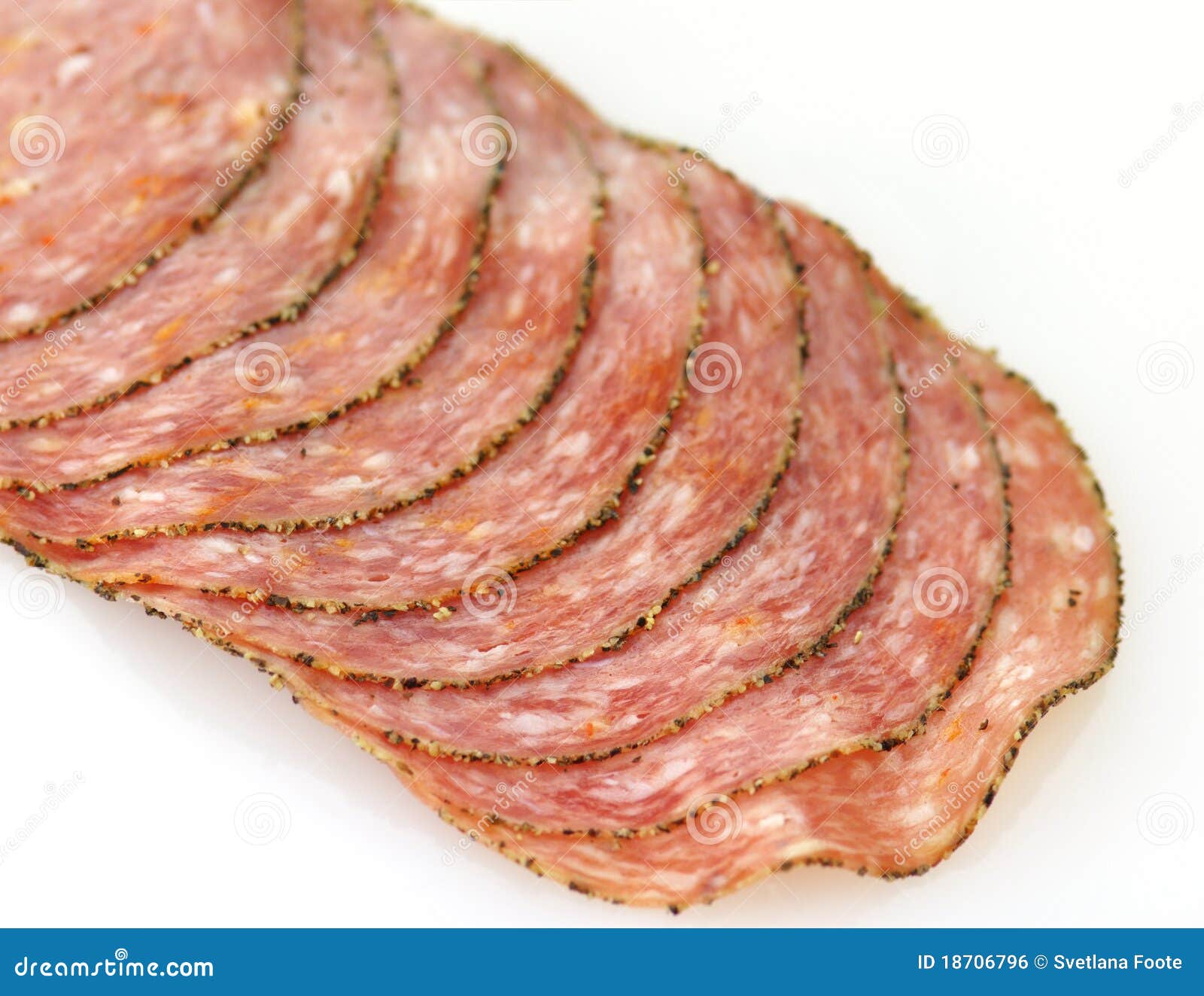 Pepper salami stock photo. Image of sandwich, gourmet - 18706796