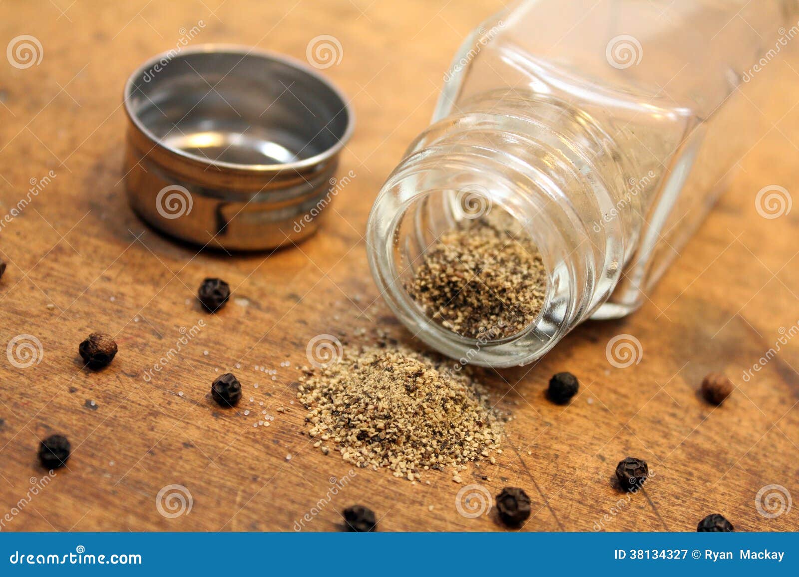 Pepper shaker stock image. Image of food, shaker, grains - 38134327