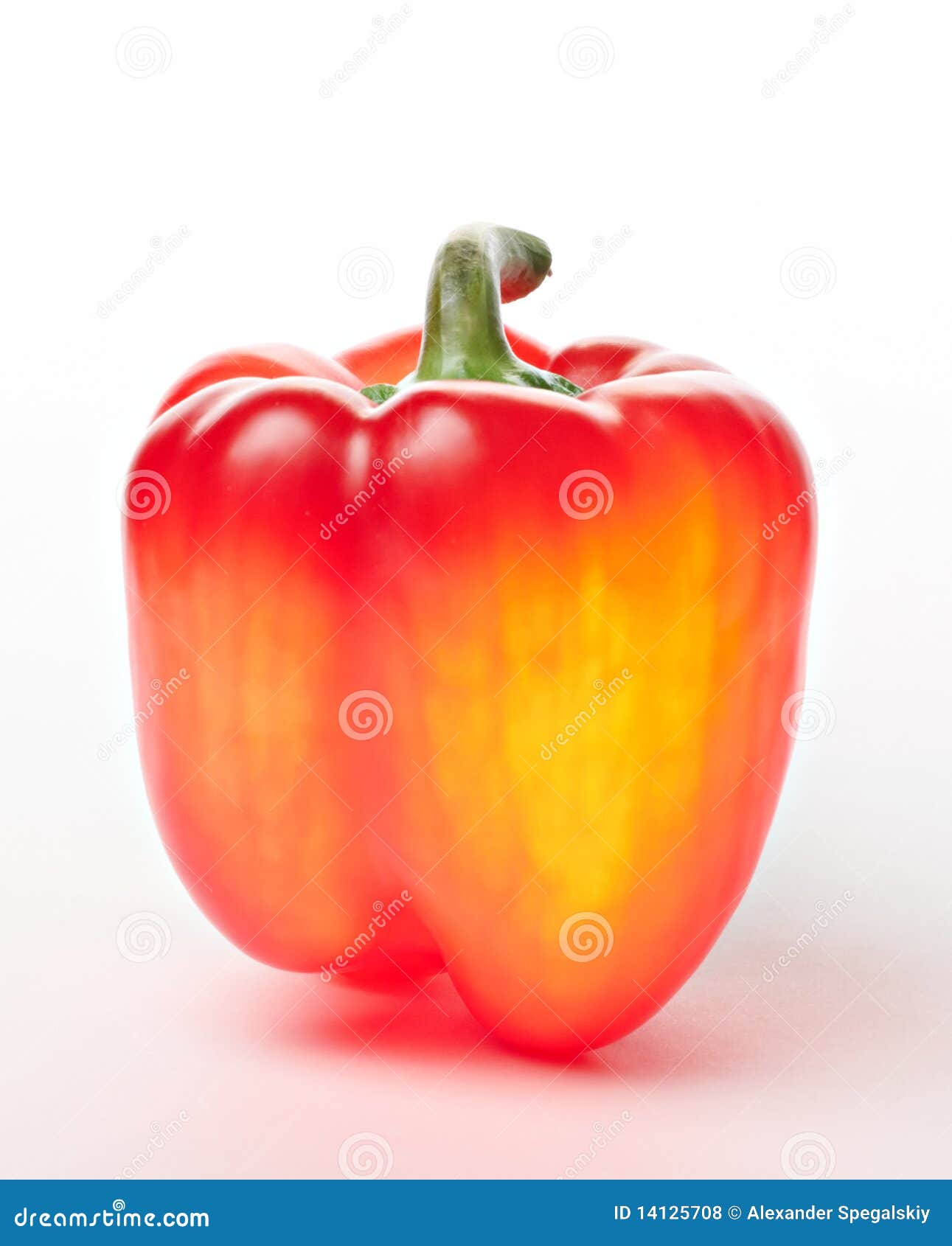 The Pepper Shone from within Stock Photo - Image of nutritious, healthy ...