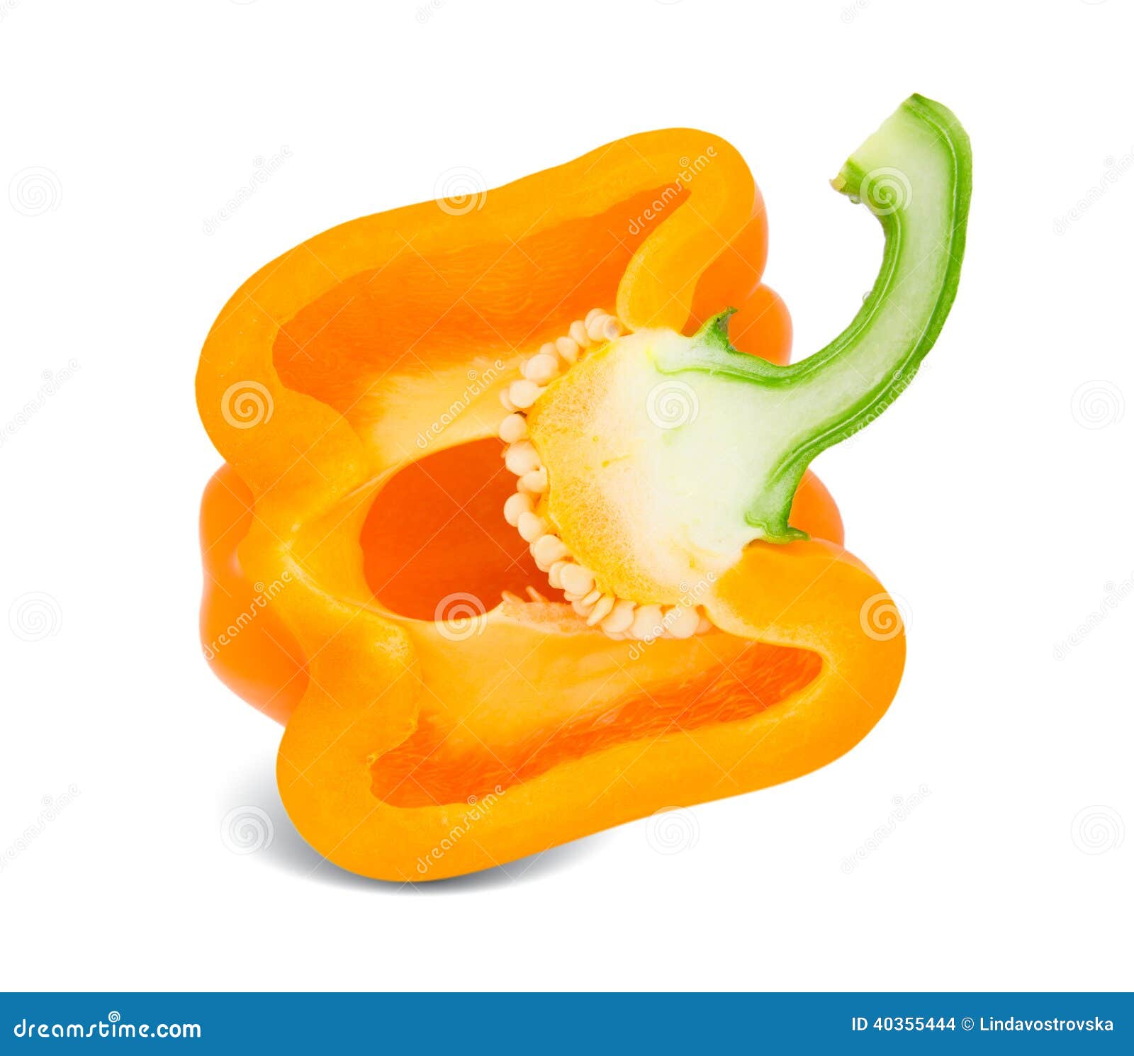 Pepper slice stock photo. Image of isolated, refreshing - 40355444