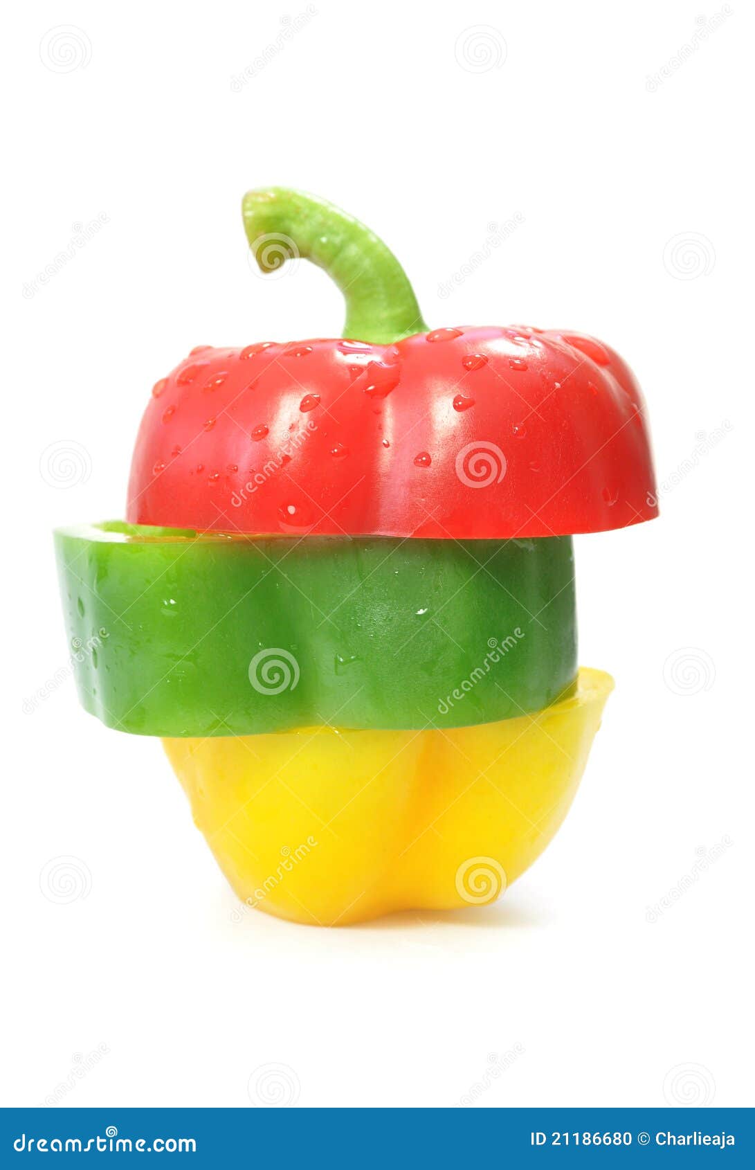 Pepper slices stock photo. Image of recipe, slice, food - 21186680