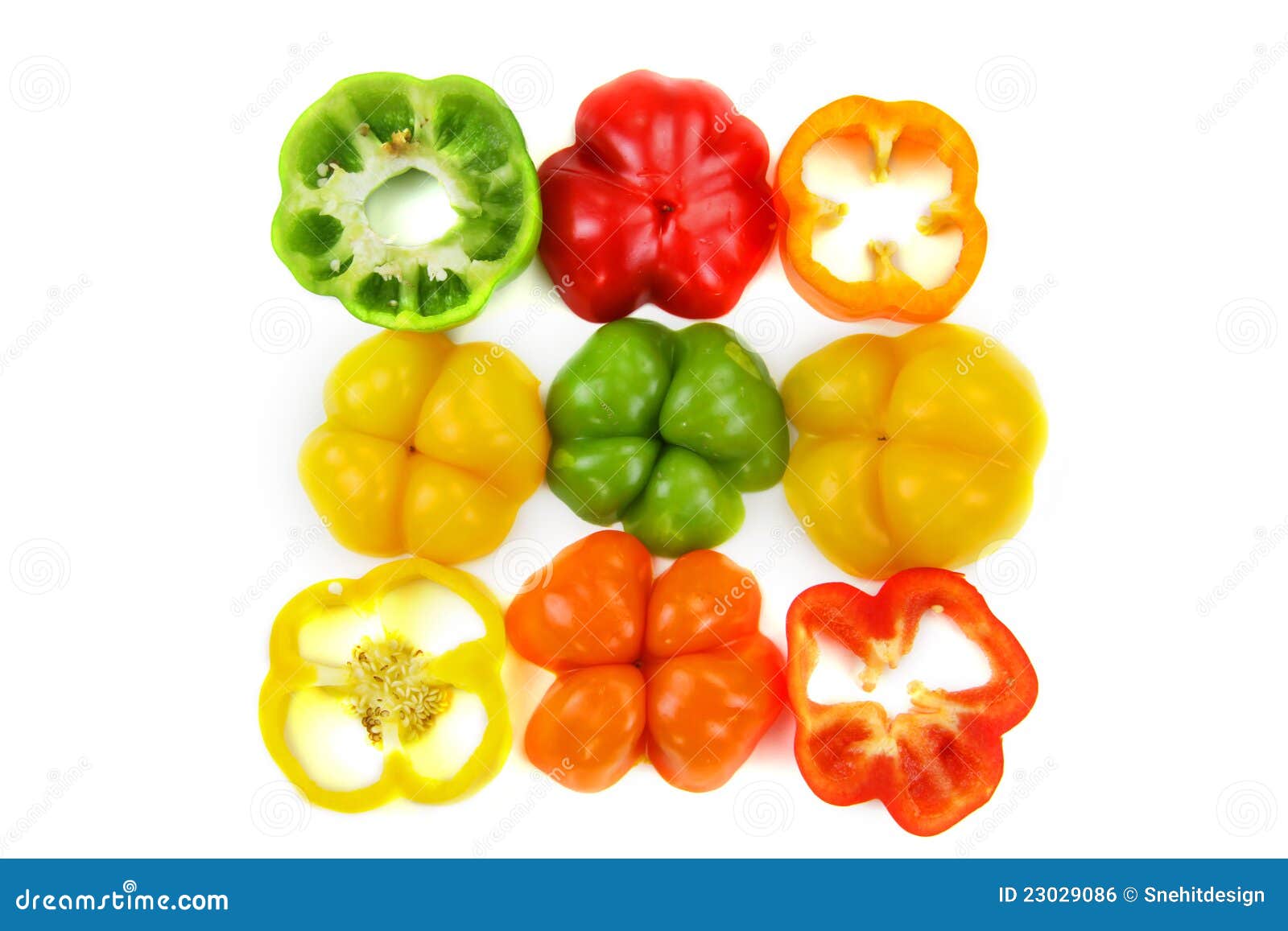 Pepper slices stock photo. Image of green, ingredient - 23029086