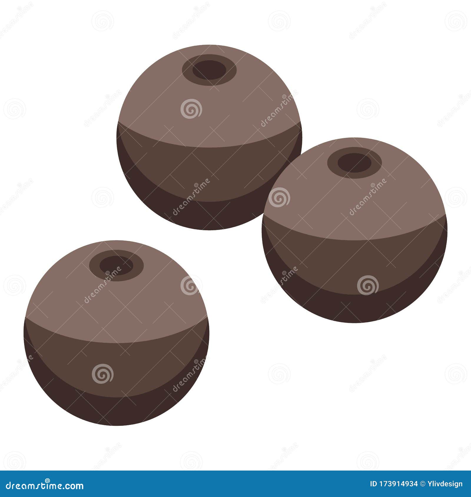 Pepper Sphere Icon, Isometric Style Stock Vector - Illustration of ...