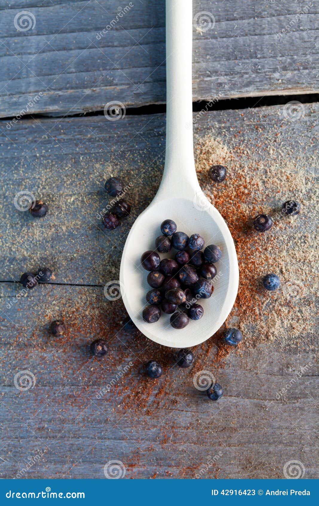 Pepper on spoon stock image. Image of food, table, flavoring - 42916423
